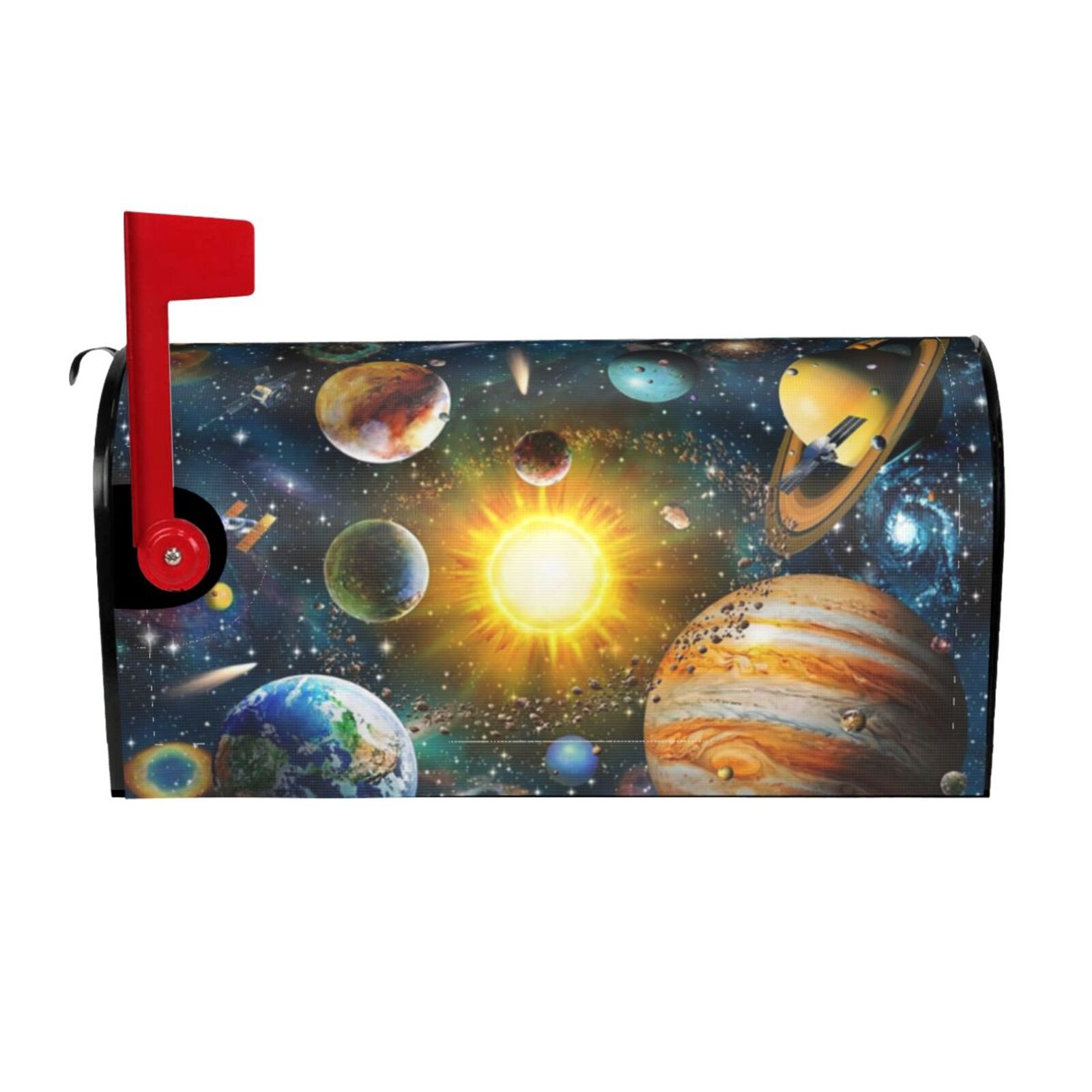 Mailbox Covers Magnetic Standard Size - Space Planet Waterproof Mailbox ...