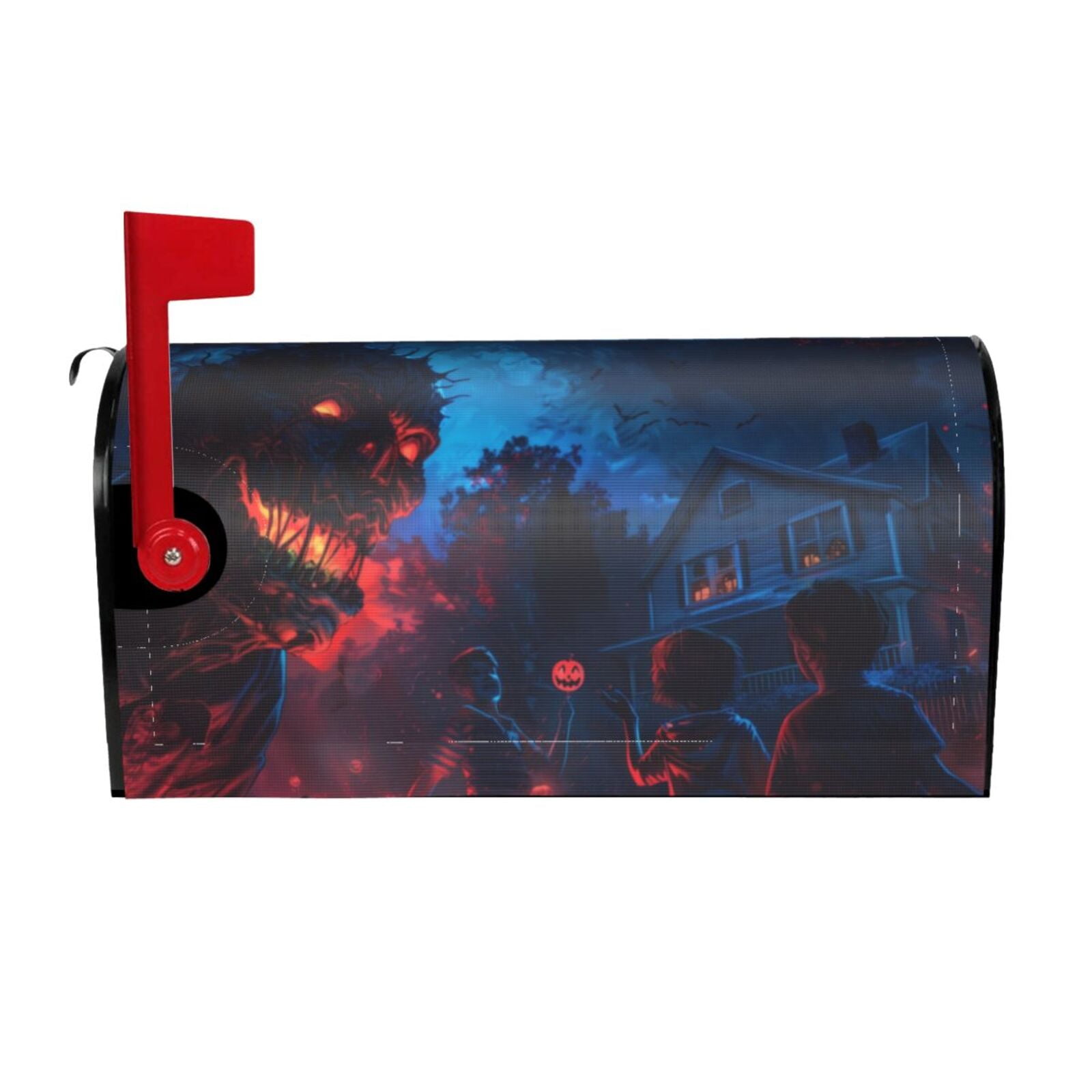 Mailbox Covers Magnetic Standard Size - Spooky Halloween Night Scene ...