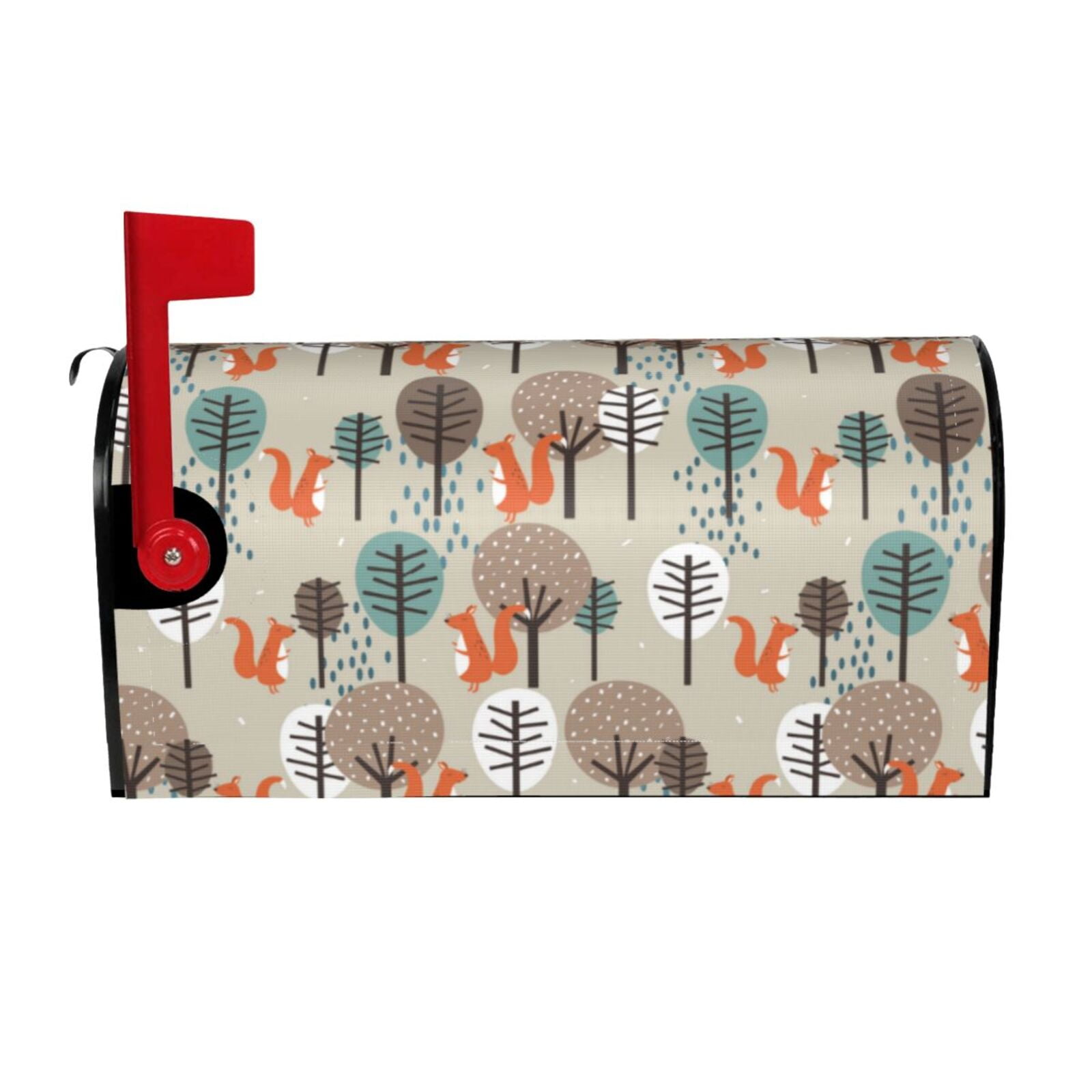 Mailbox Covers Magnetic Standard Size - Squirrels and Trees Waterproof ...