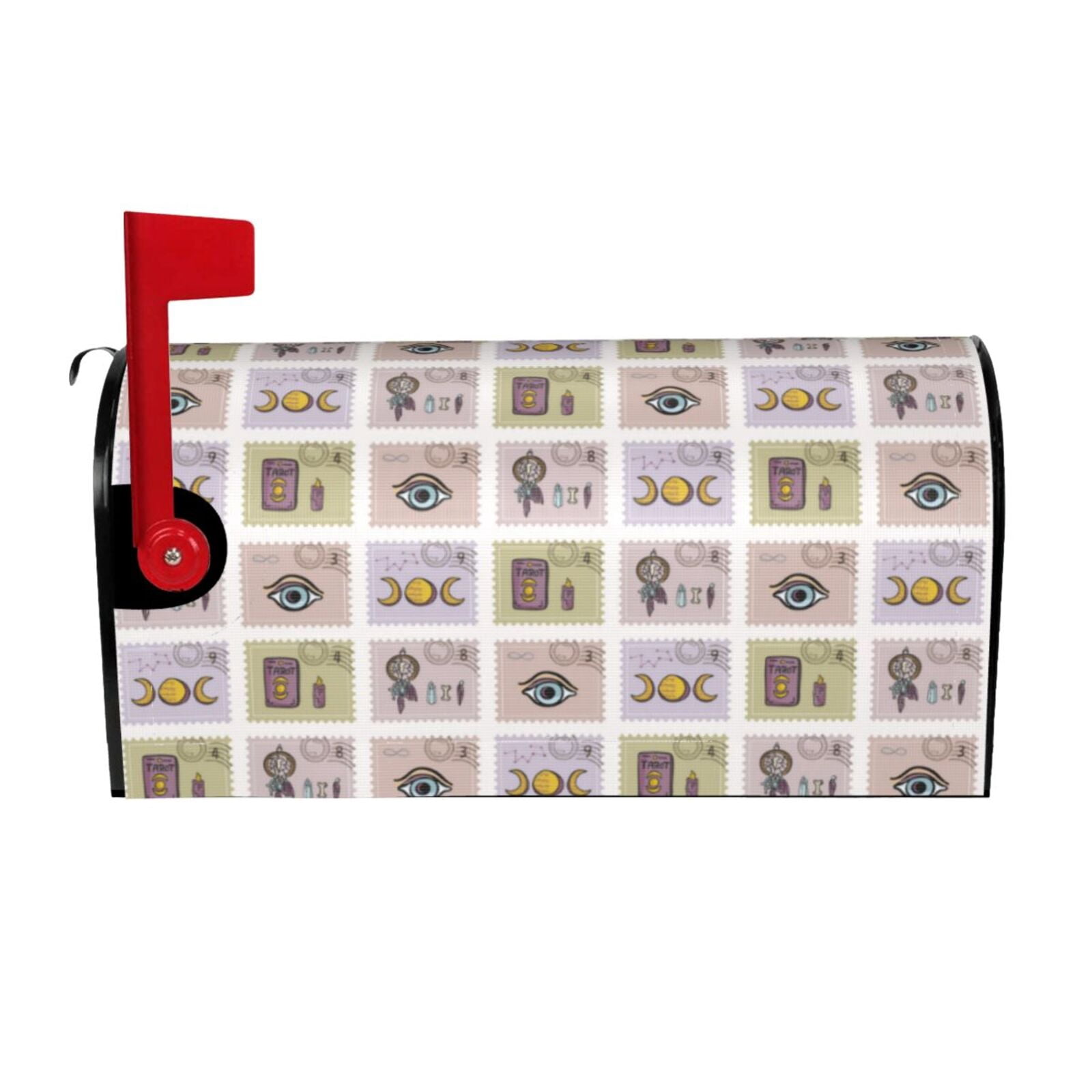 Mailbox Covers Magnetic Standard Size - Stamp Pattern eye Waterproof ...