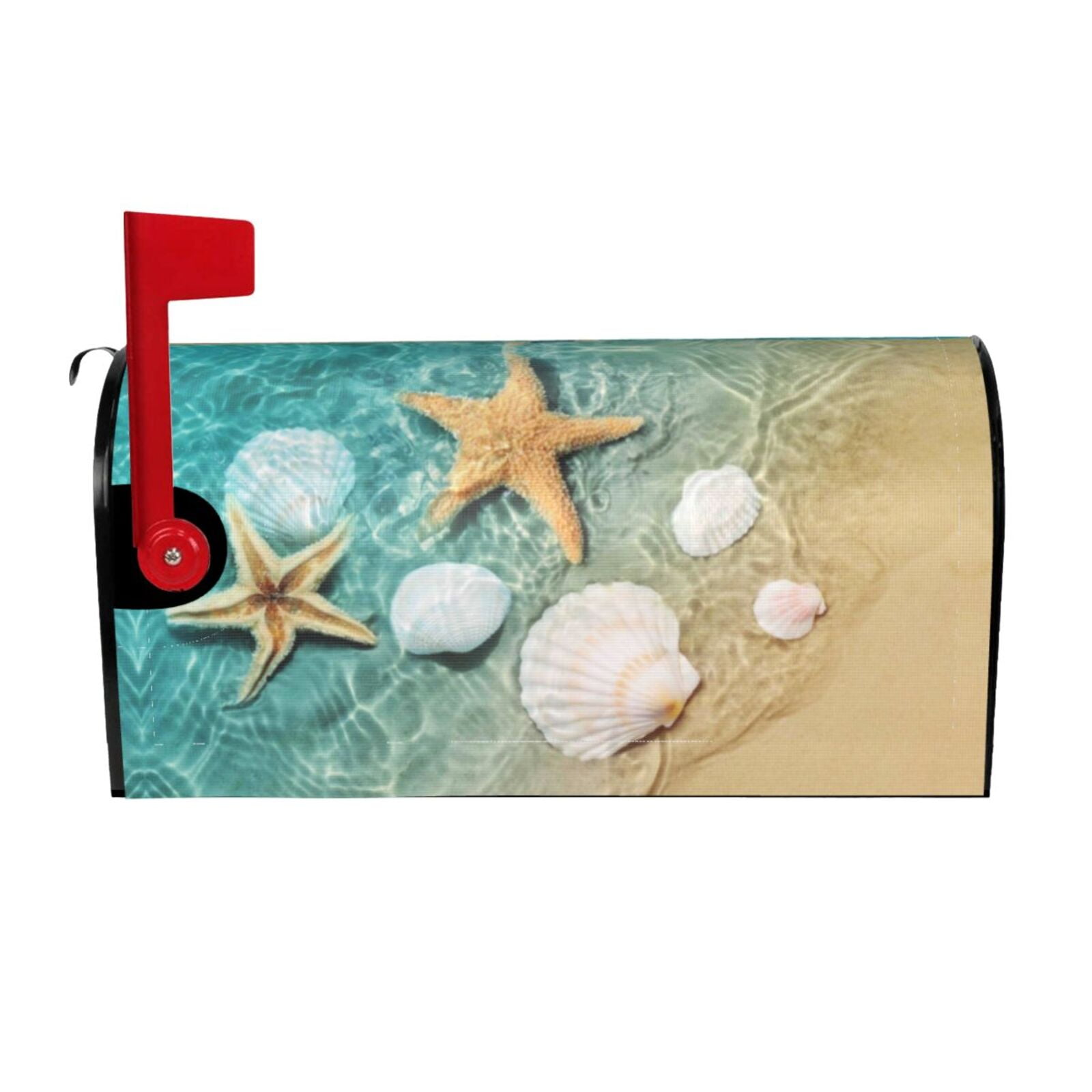 Mailbox Covers Magnetic Standard Size - Starfish Seashell Summer Beach ...