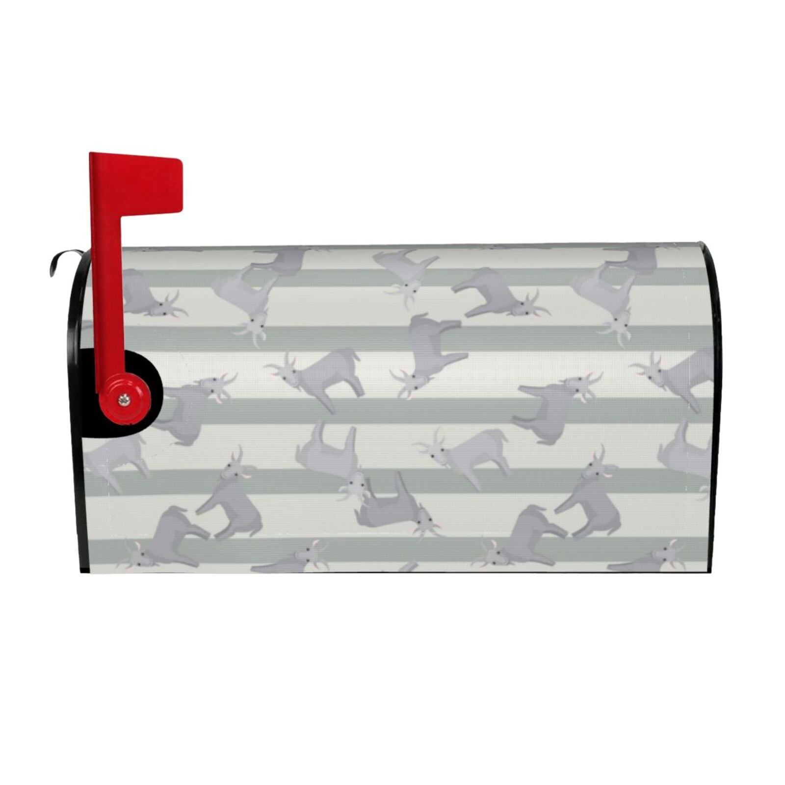 Mailbox Covers Magnetic Standard Size - Striped Simple Cartoon Cute ...