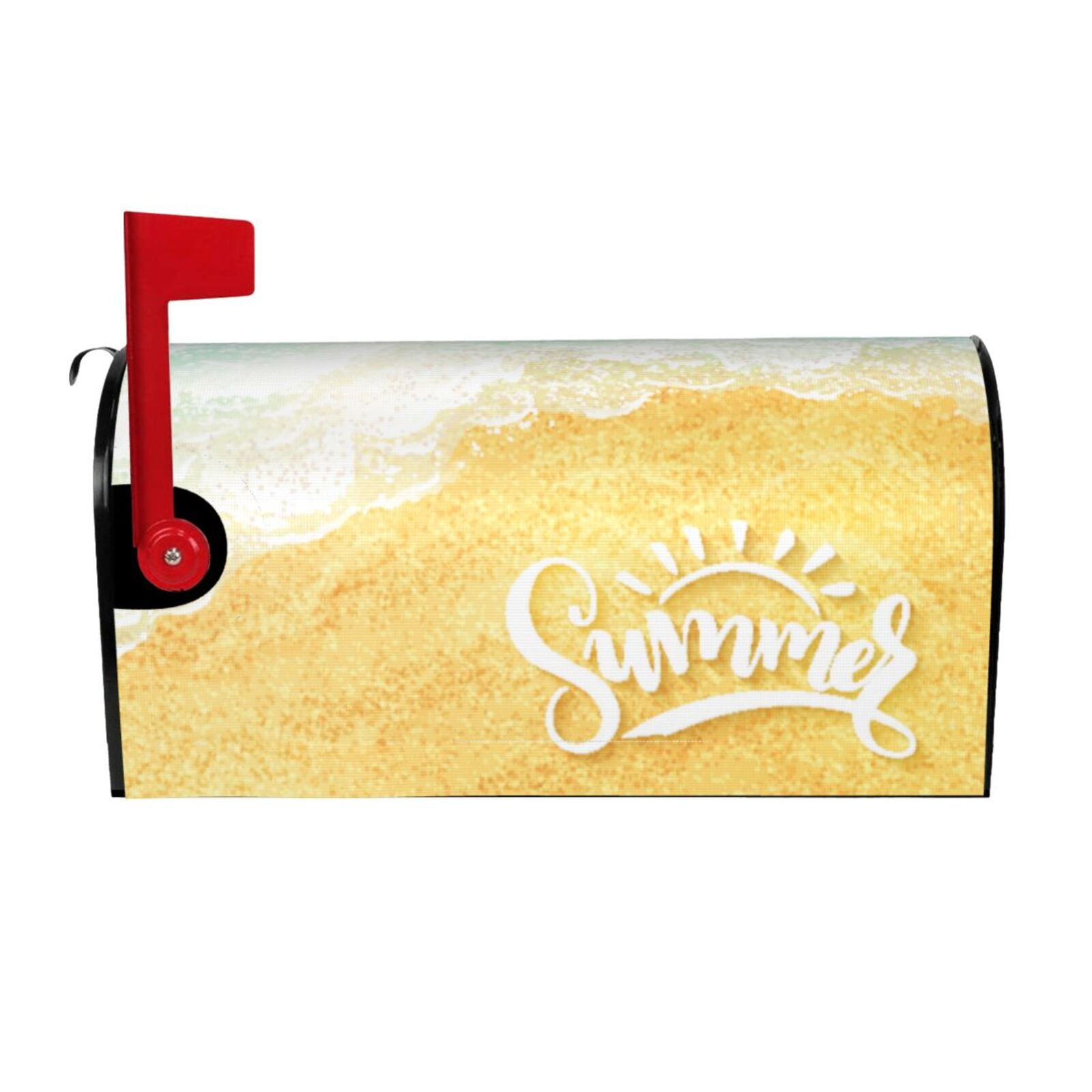 Mailbox Covers Magnetic Standard Size - Summer Beach Waterproof Mailbox ...