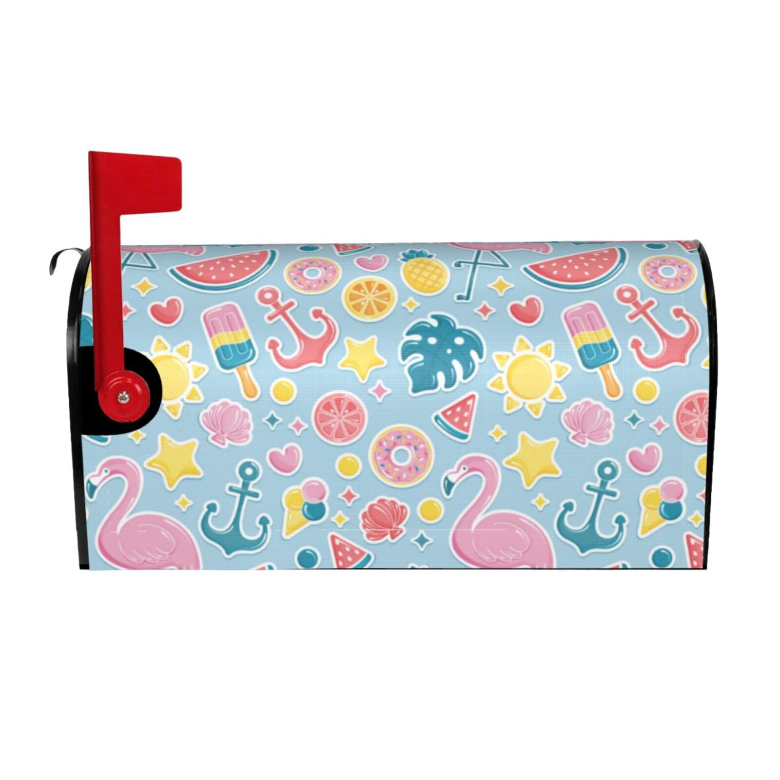 Mailbox Covers Magnetic Standard Size - Summer Bird Watermelon ...