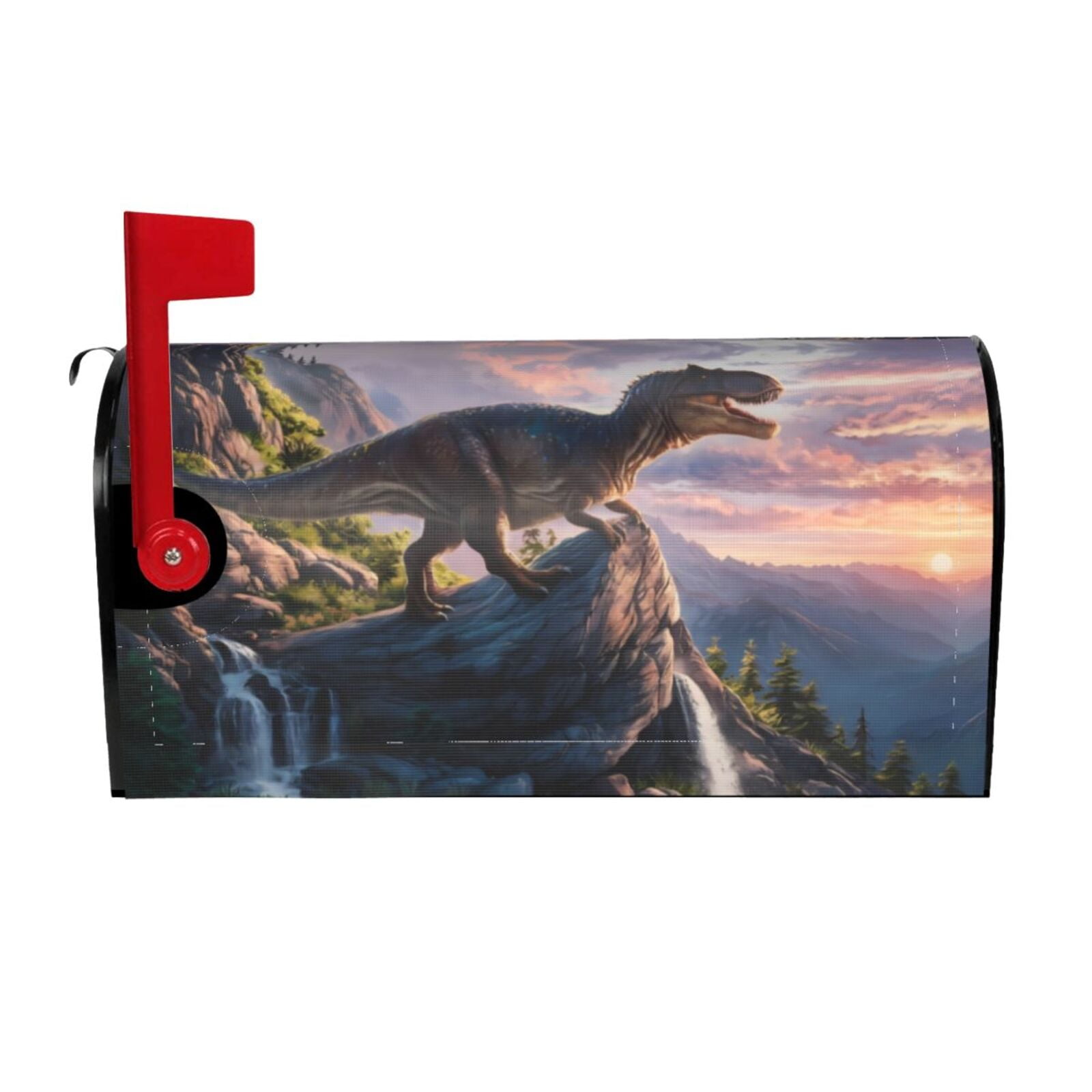 Mailbox Covers Magnetic Standard Size - Sunset Cliff Dinosaur ...