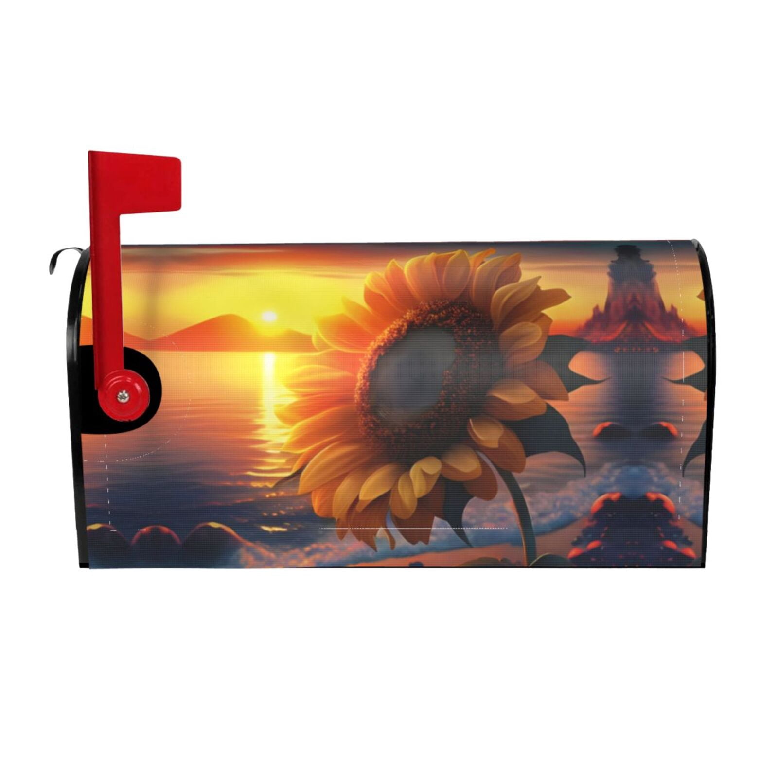 Mailbox Covers Magnetic Standard Size - Sunset Coast Sunflower ...