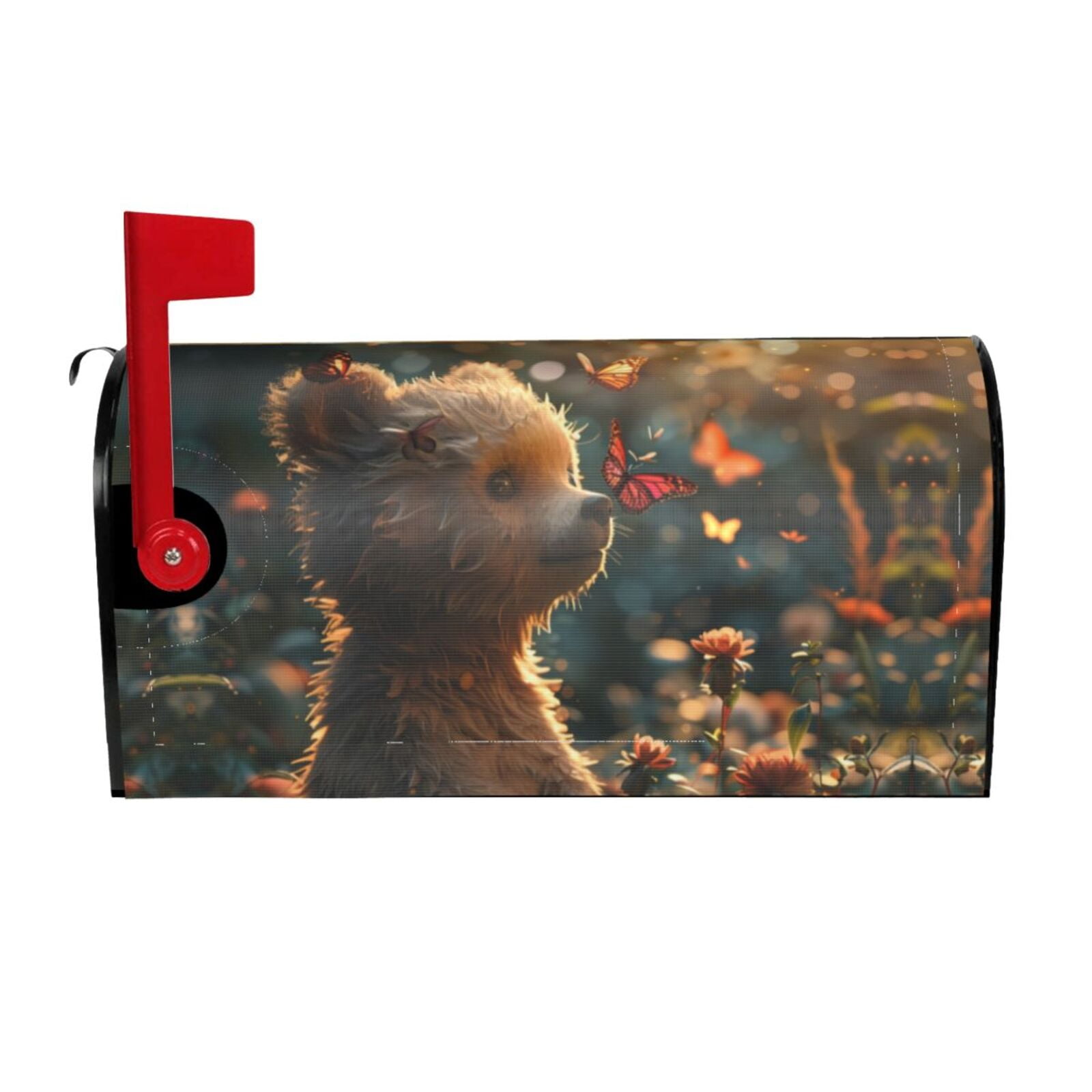 Mailbox Covers Magnetic Standard Size - Sunshine Butterfly Flower Bear ...
