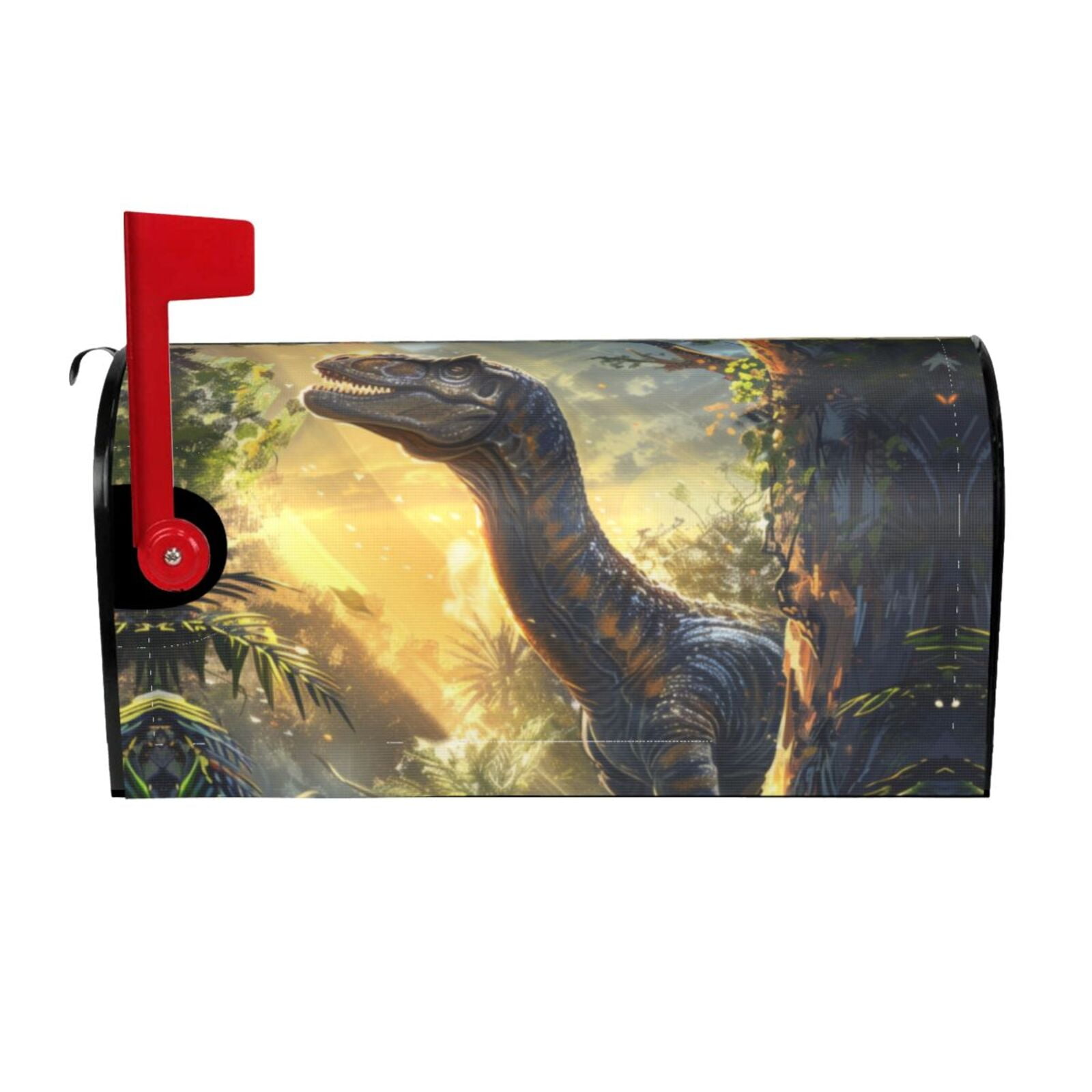 Mailbox Covers Magnetic Standard Size - Sunshine Jungle Dinosaur ...