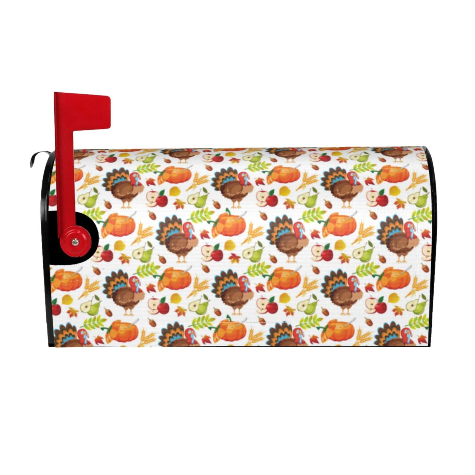 Mailbox Covers Magnetic Standard Size - Thanksgiving Turkey Waterproof ...