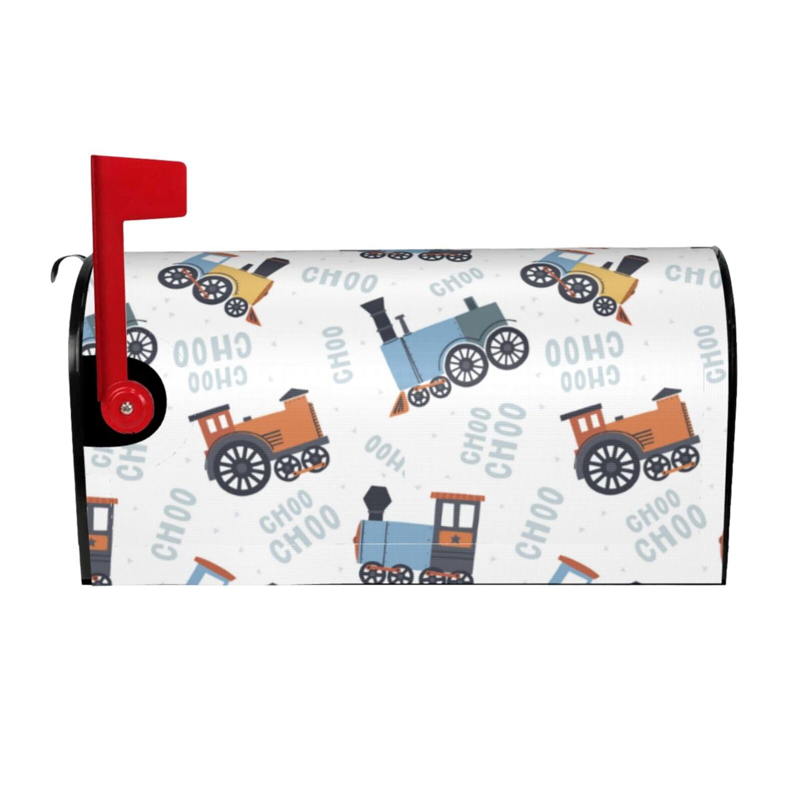 Mailbox Covers Magnetic Standard Size - Trains Pattern Waterproof ...