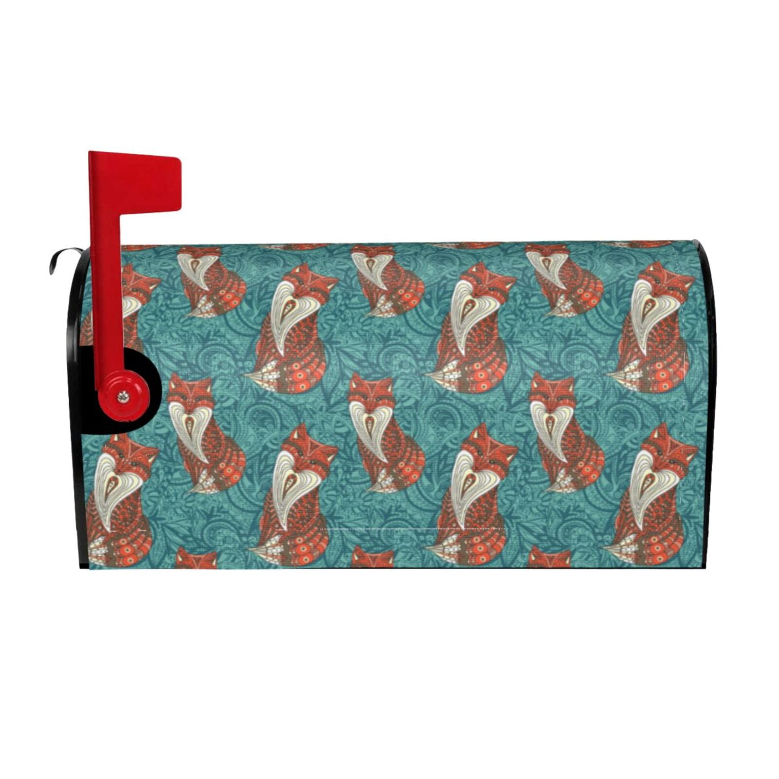 Mailbox Covers Magnetic Standard Size - Tribal Fox Waterproof Mailbox ...