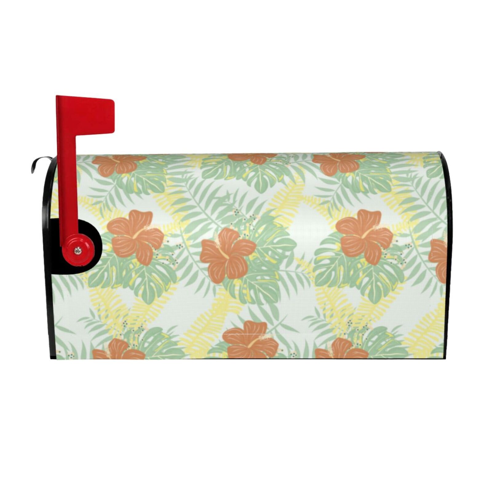 Mailbox Covers Magnetic Standard Size - Tropical flowers Waterproof ...