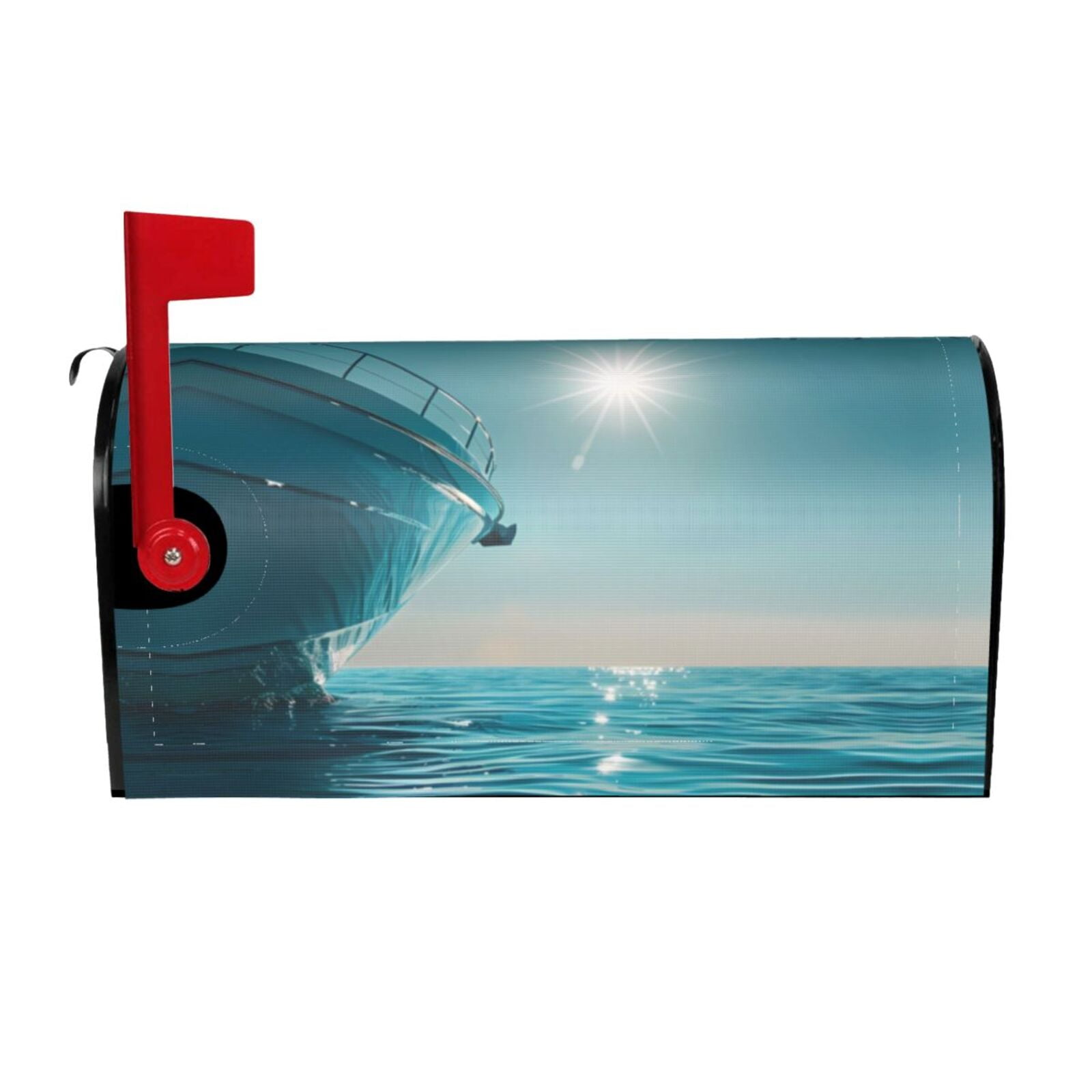 Mailbox Covers Magnetic Standard Size - Turquoise Ocean Reflection ...