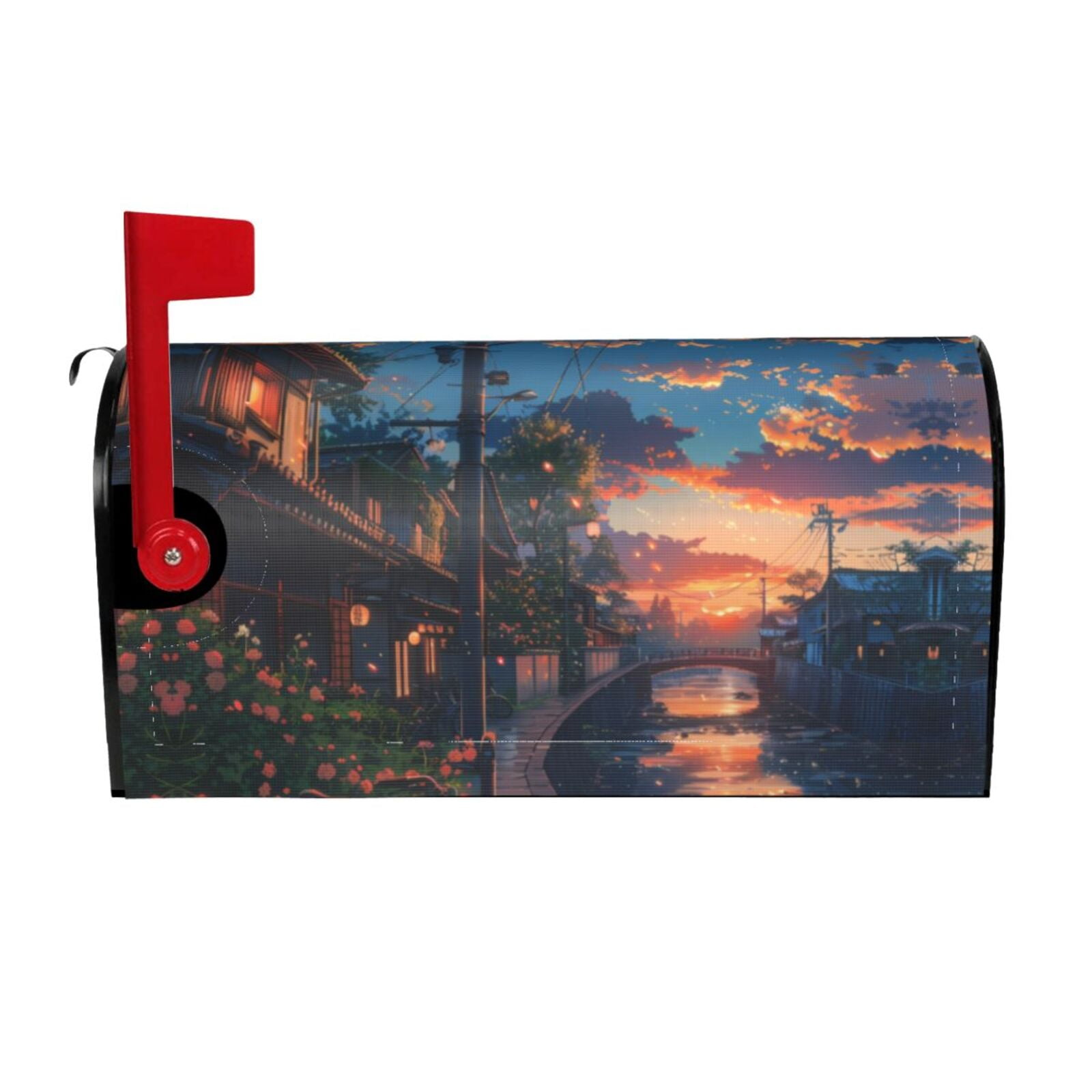 Mailbox Covers Magnetic Standard Size - Twilight Canal Reflection ...