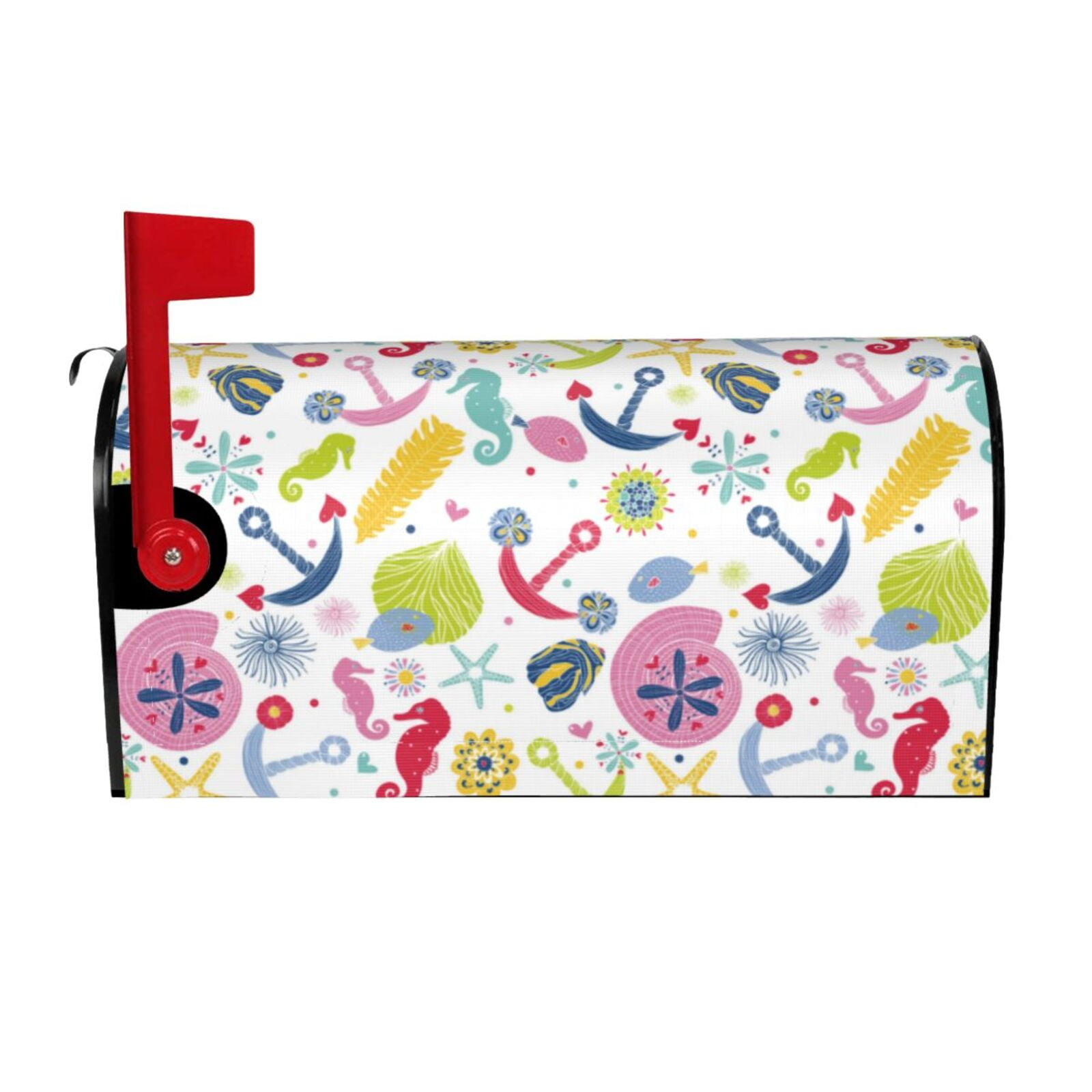 Mailbox Covers Magnetic Standard Size - Undersea seahorse Waterproof ...