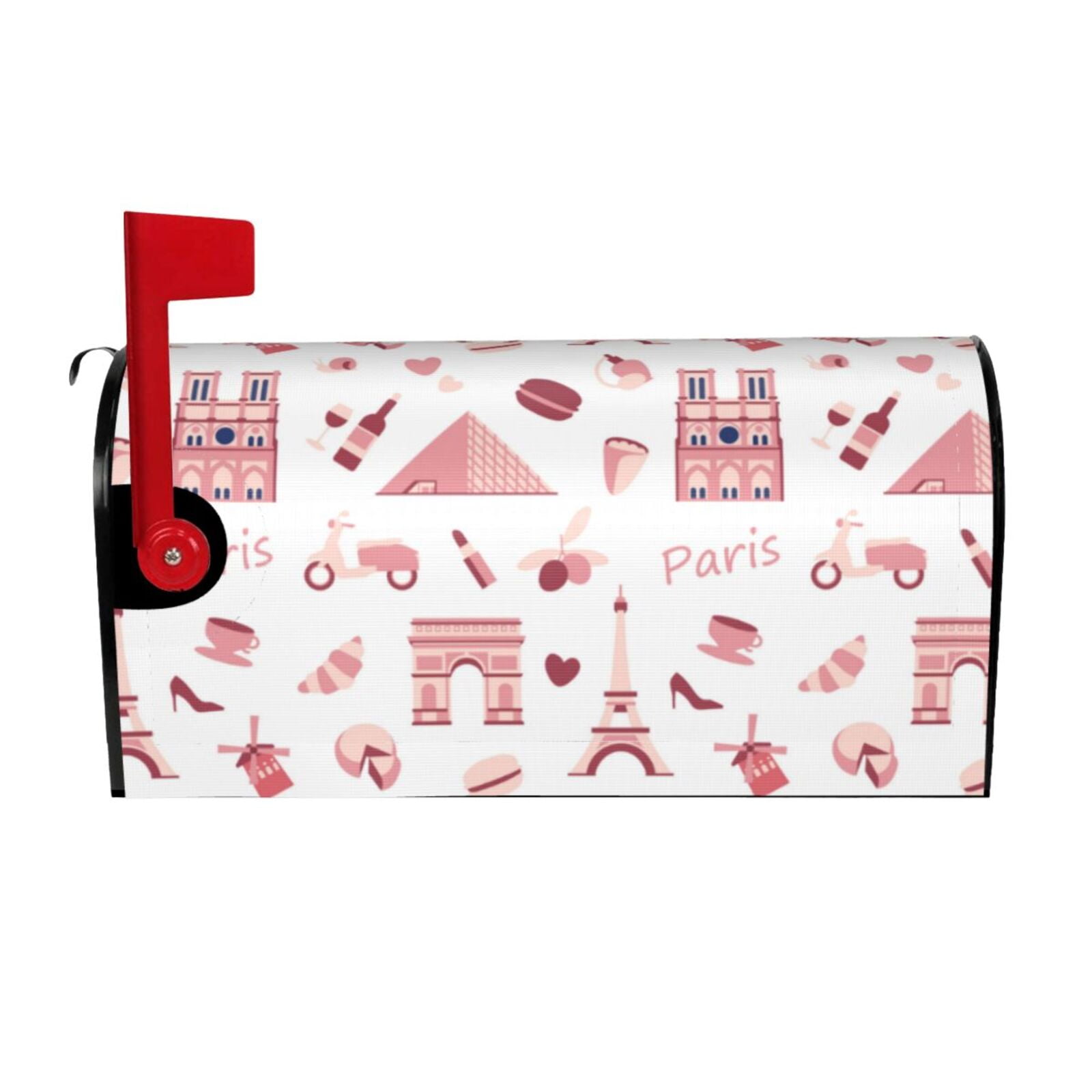 Mailbox Covers Magnetic Standard Size - Urban Eiffel Tower Waterproof ...