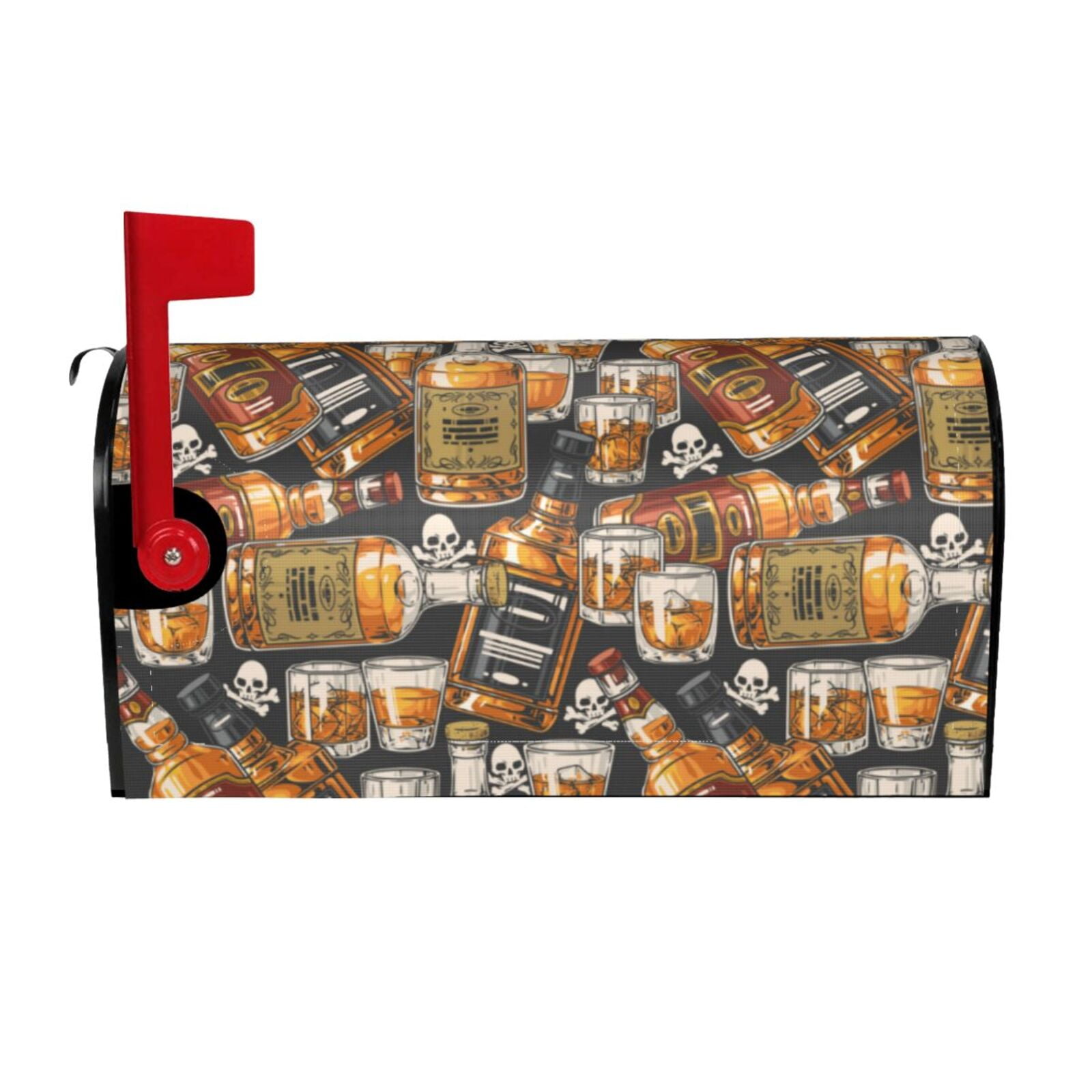 Mailbox Covers Magnetic Standard Size - Vintage Bottles Waterproof ...