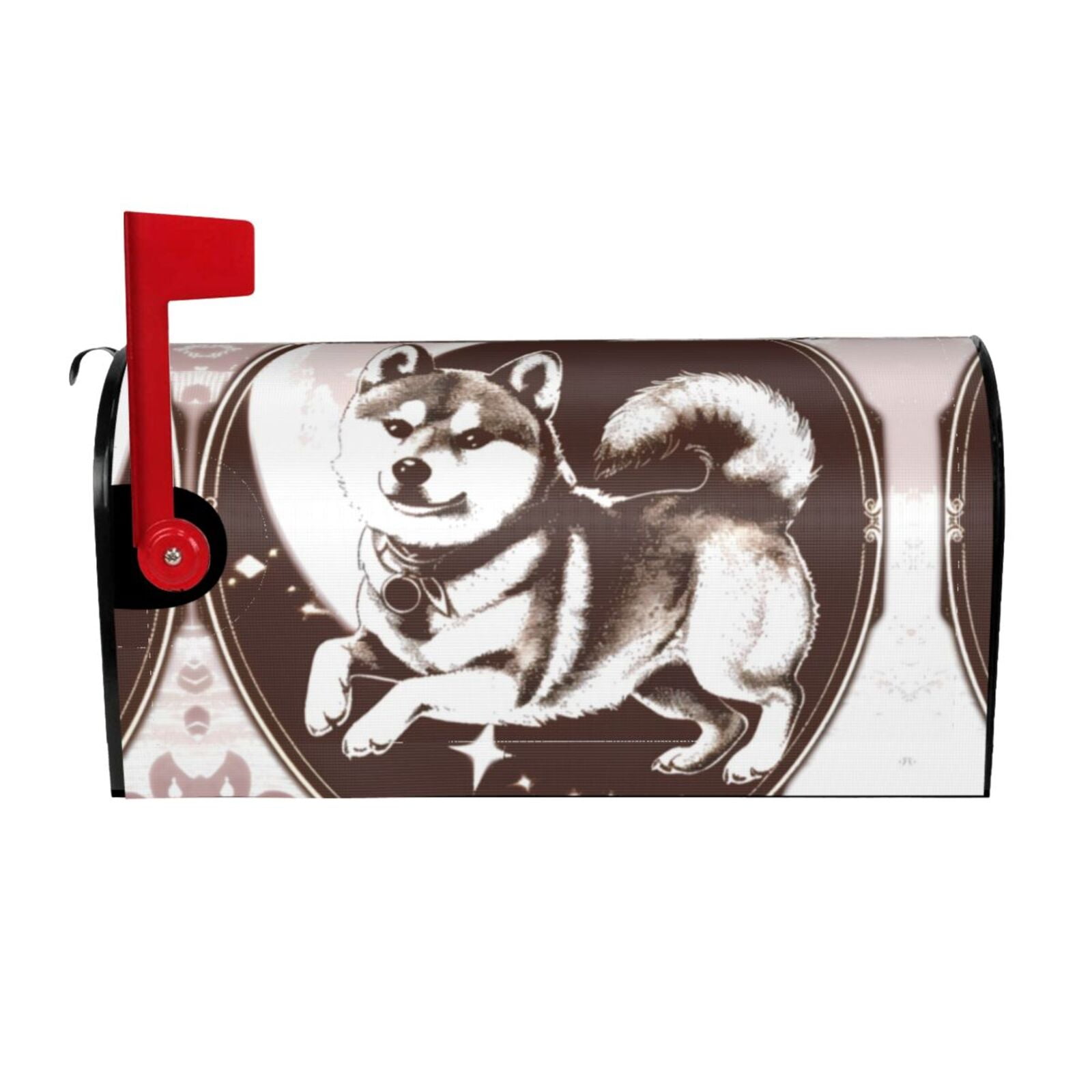 Mailbox Covers Magnetic Standard Size - Vintage Husky Dog Waterproof ...