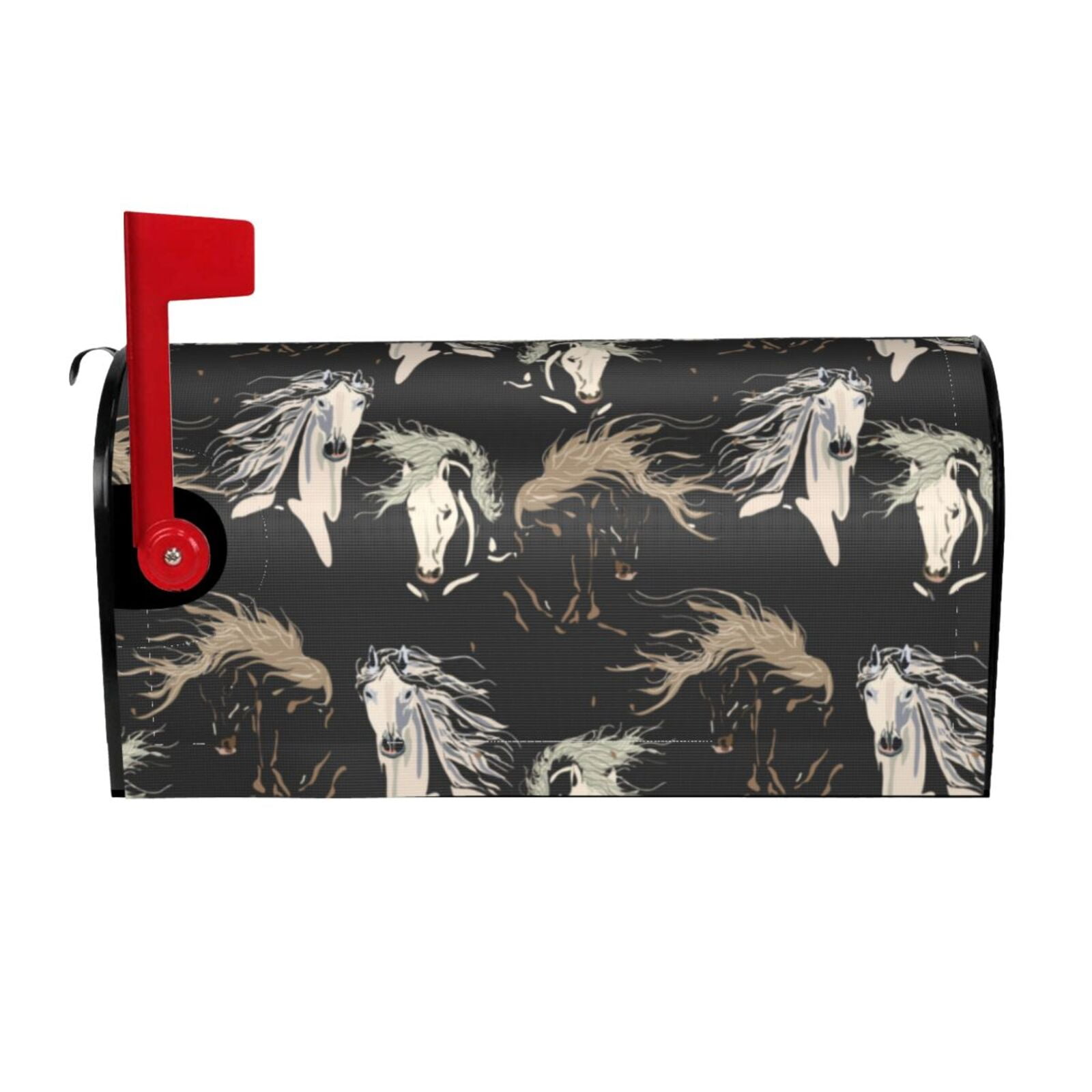 Mailbox Covers Magnetic Standard Size - Vintage Minimalist Cool Horse_A ...