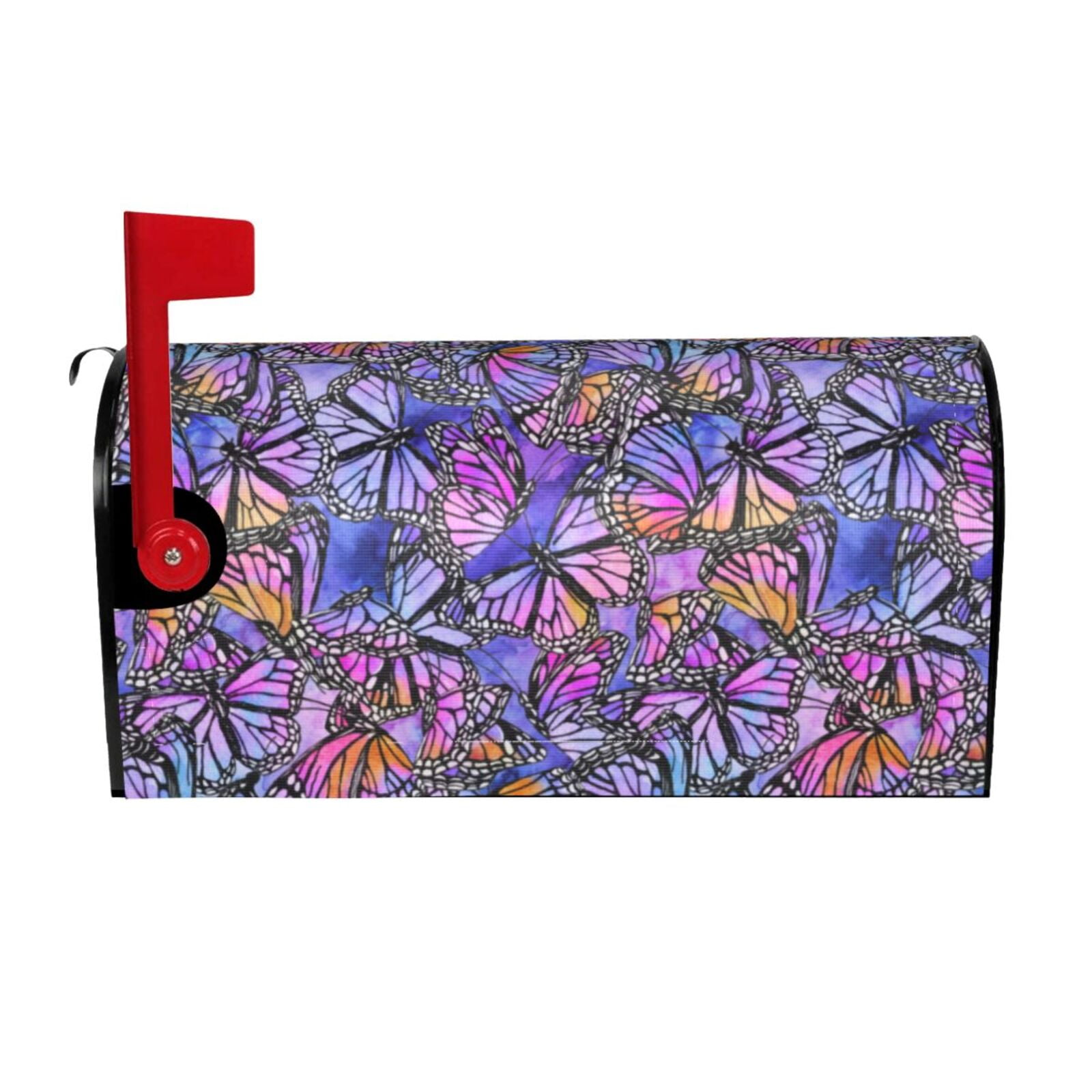 Mailbox Covers Magnetic Standard Size - Watercolor Butterflies ...