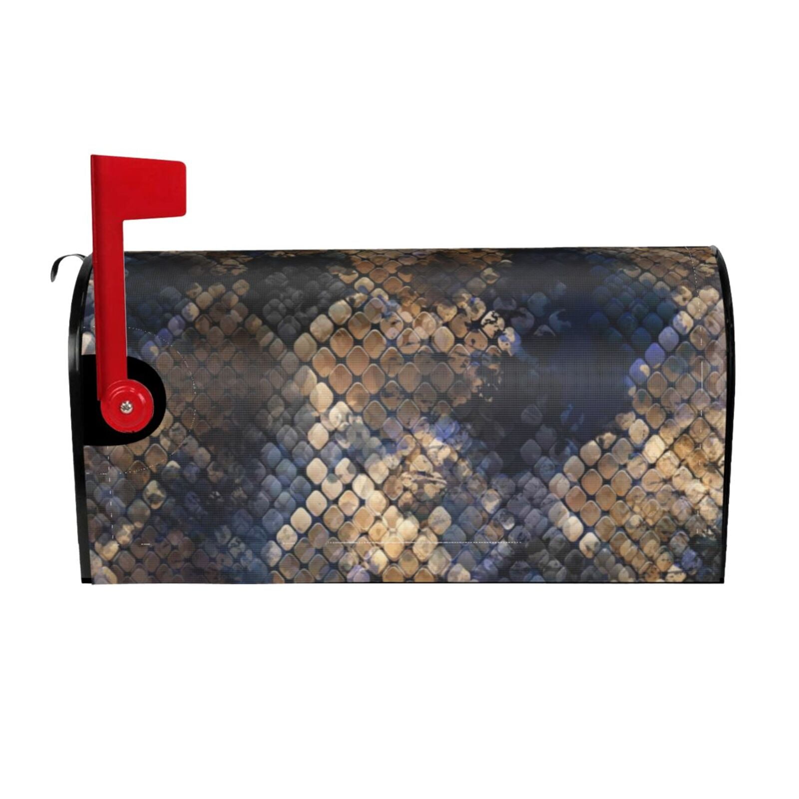 Mailbox Covers Magnetic Standard Size - Watercolor Snake Skin ...