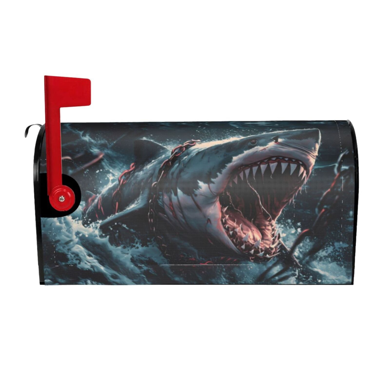 Mailbox Covers Magnetic Standard Size - Wave Chain Shark Waterproof ...