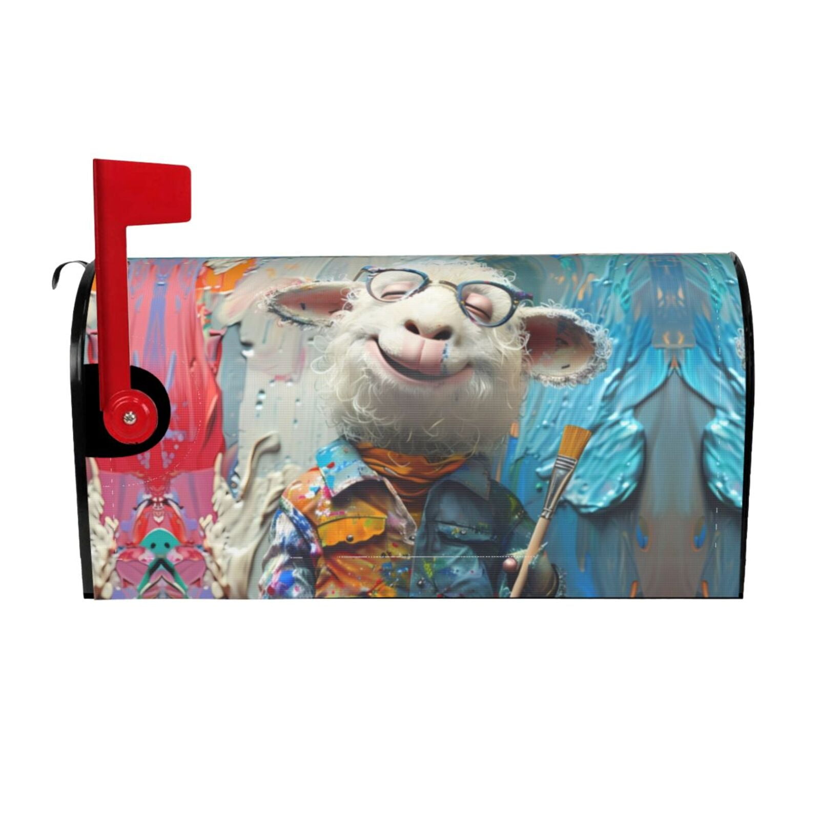Mailbox Covers Magnetic Standard Size - Whimsical Goat Artist ...