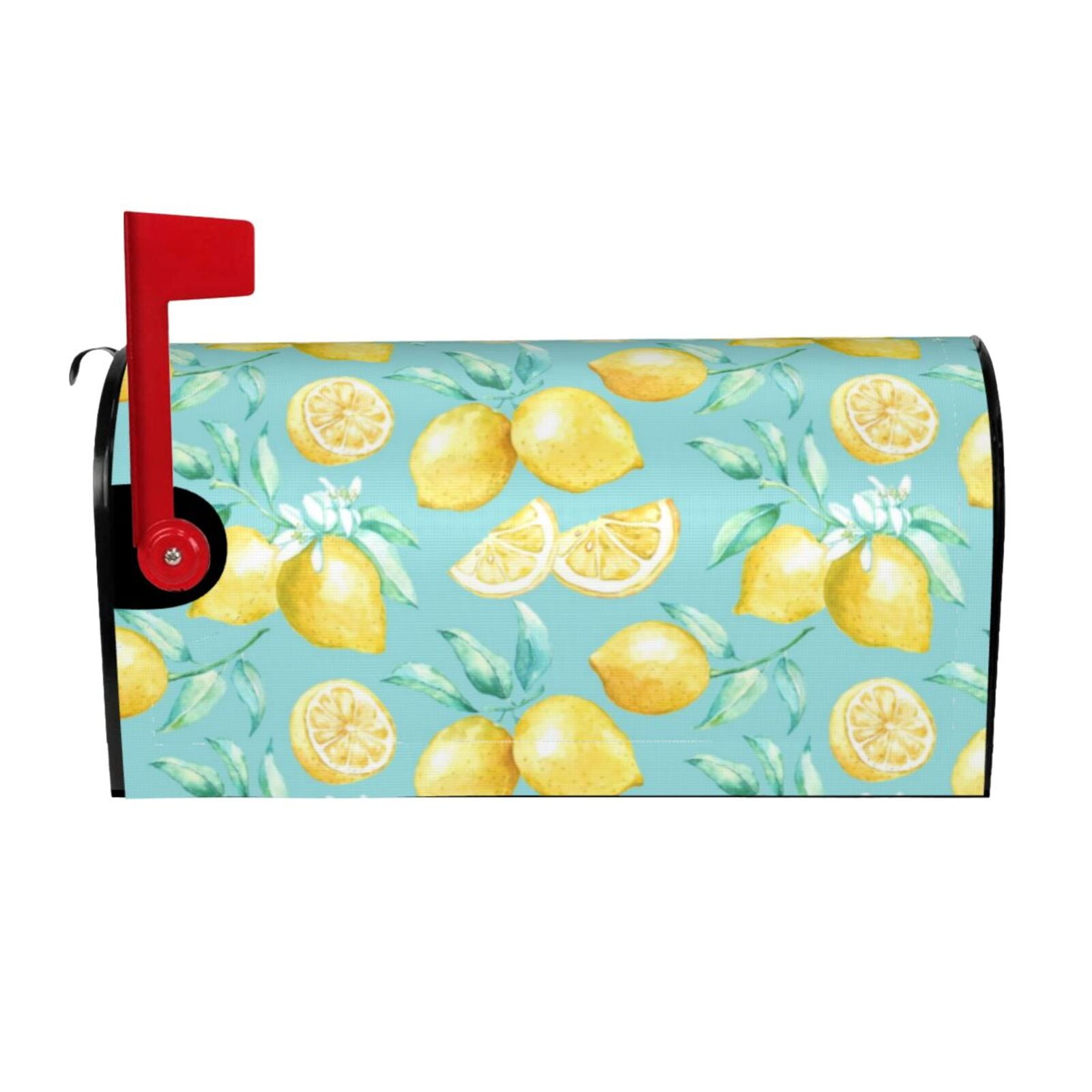 Mailbox Covers Magnetic Standard Size - Yellow Lemon Waterproof Mailbox ...