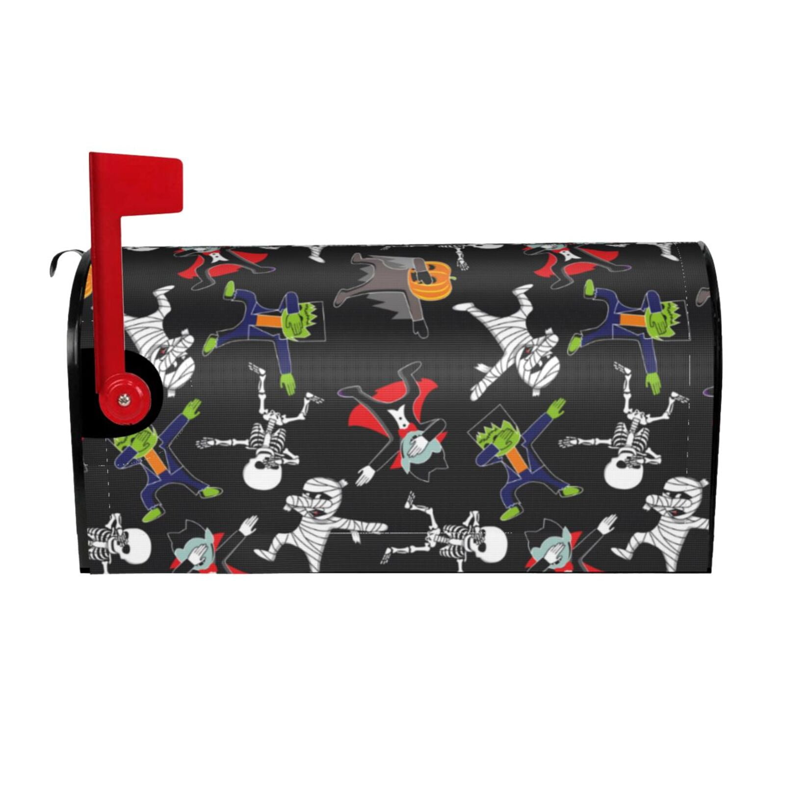 Mailbox Covers Magnetic Standard Size - Zombie Mummy Skeleton ...