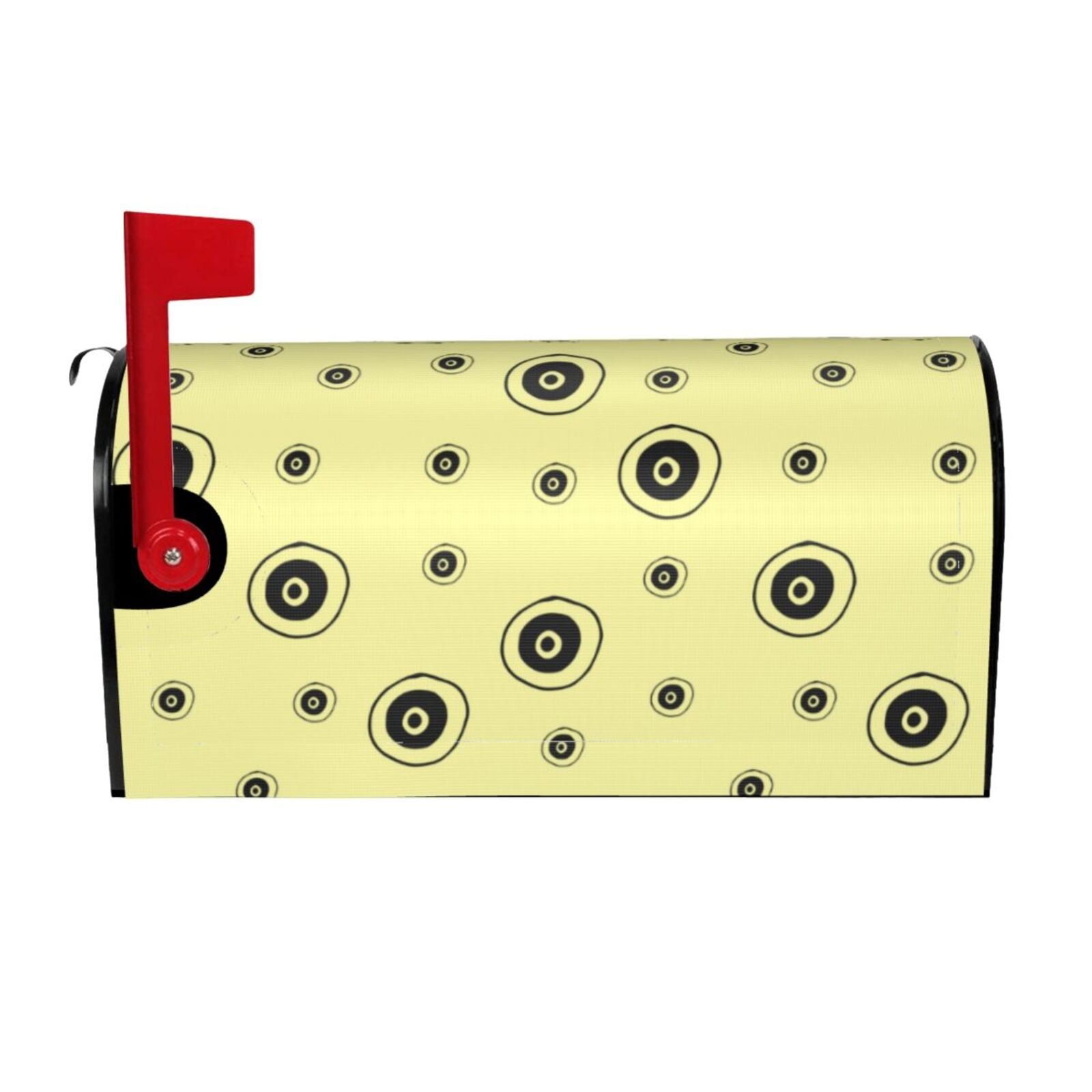 Mailbox Covers Magnetic Standard Size - abstract yellow circles ...