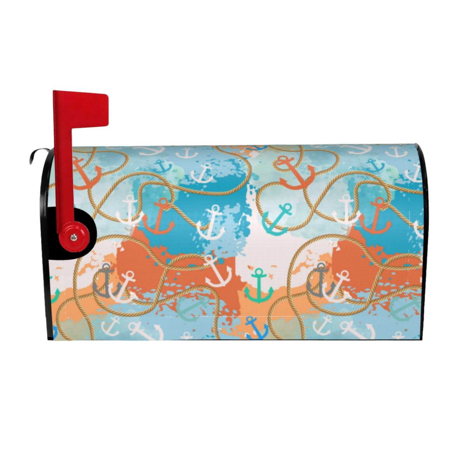 Mailbox Covers Magnetic Standard Size - anchors Wavy lines ropes cool ...