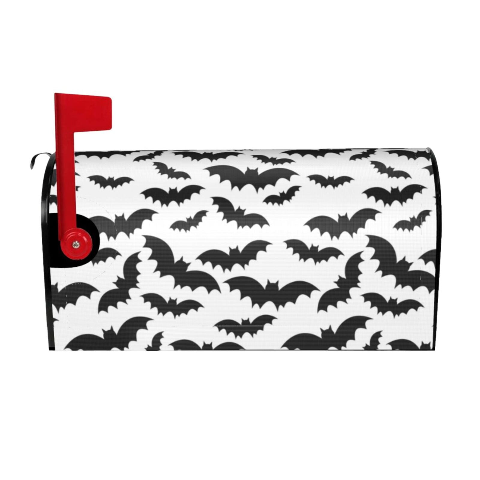 Mailbox Covers Magnetic Standard Size - black bat white cool Waterproof ...