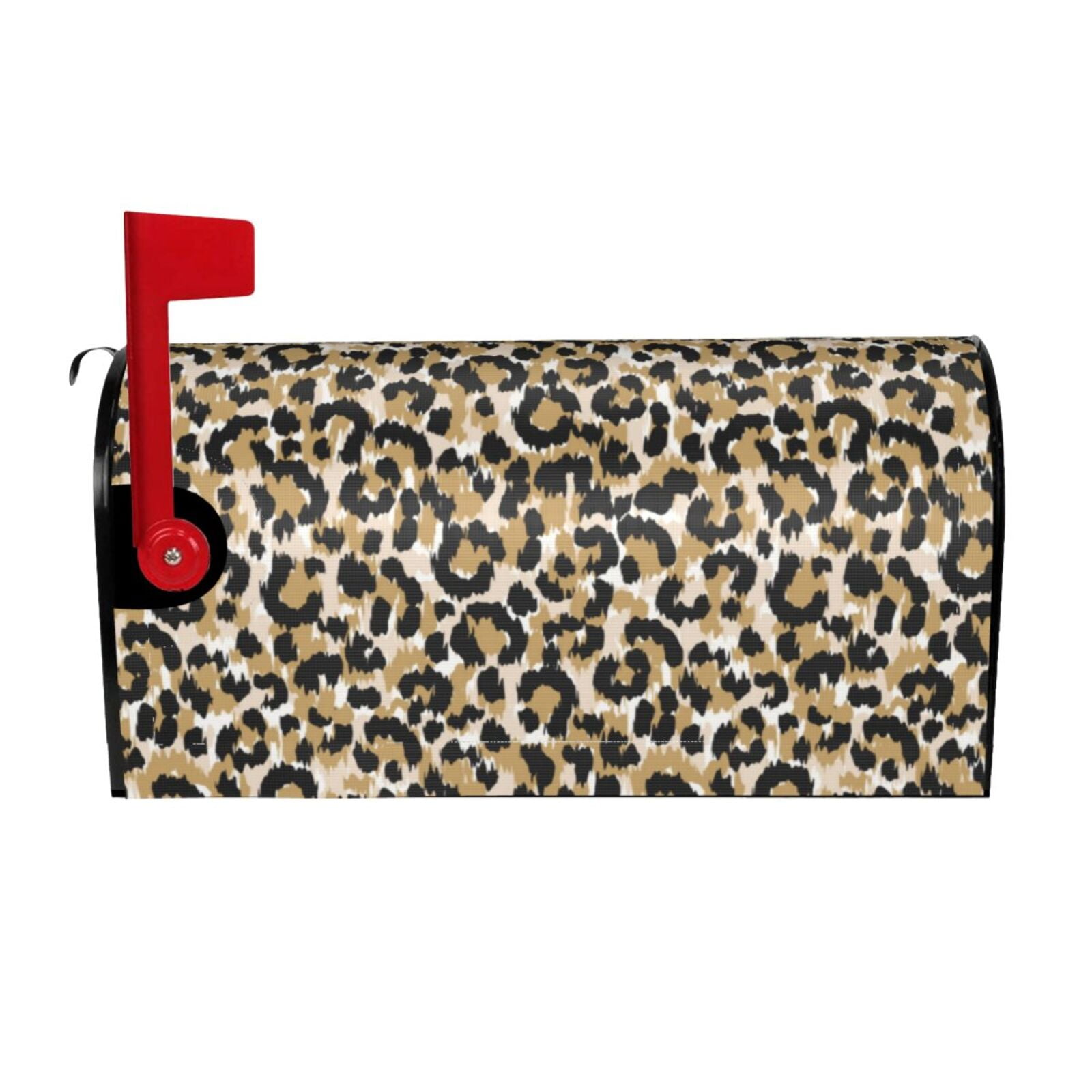 Mailbox Covers Magnetic Standard Size - black brown Leopard trendy ...