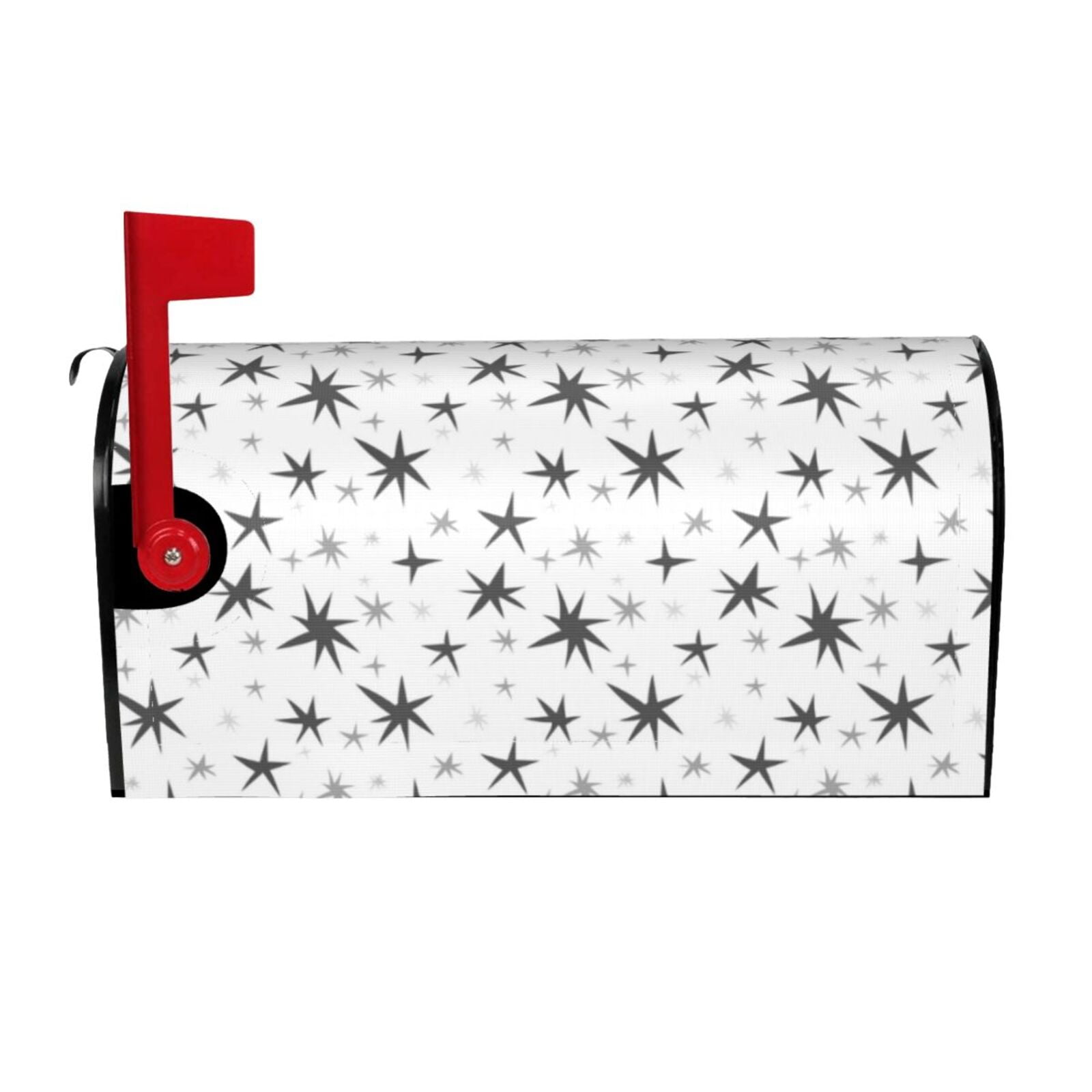 Mailbox Covers Magnetic Standard Size - black white star Waterproof ...