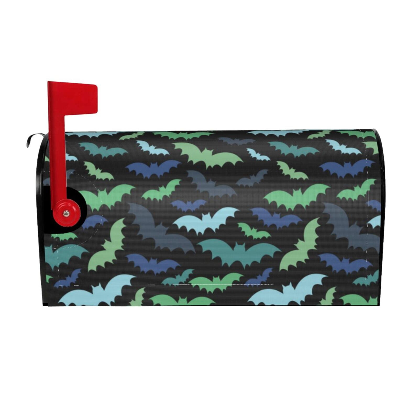 Mailbox Covers Magnetic Standard Size - blue green bats cool Waterproof ...