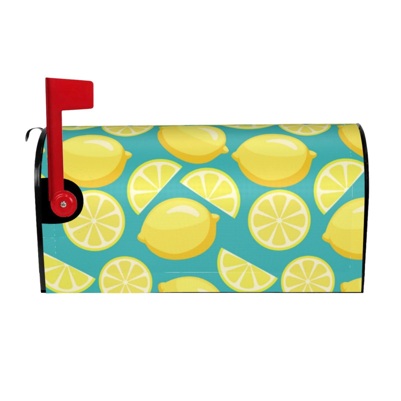 Mailbox Covers Magnetic Standard Size - cartoon Lemon blue Waterproof ...