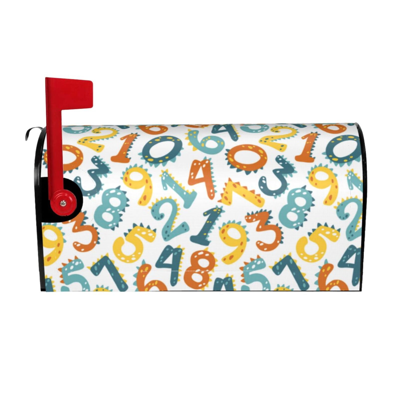 Mailbox Covers Magnetic Standard Size - cartoon Math number Print ...