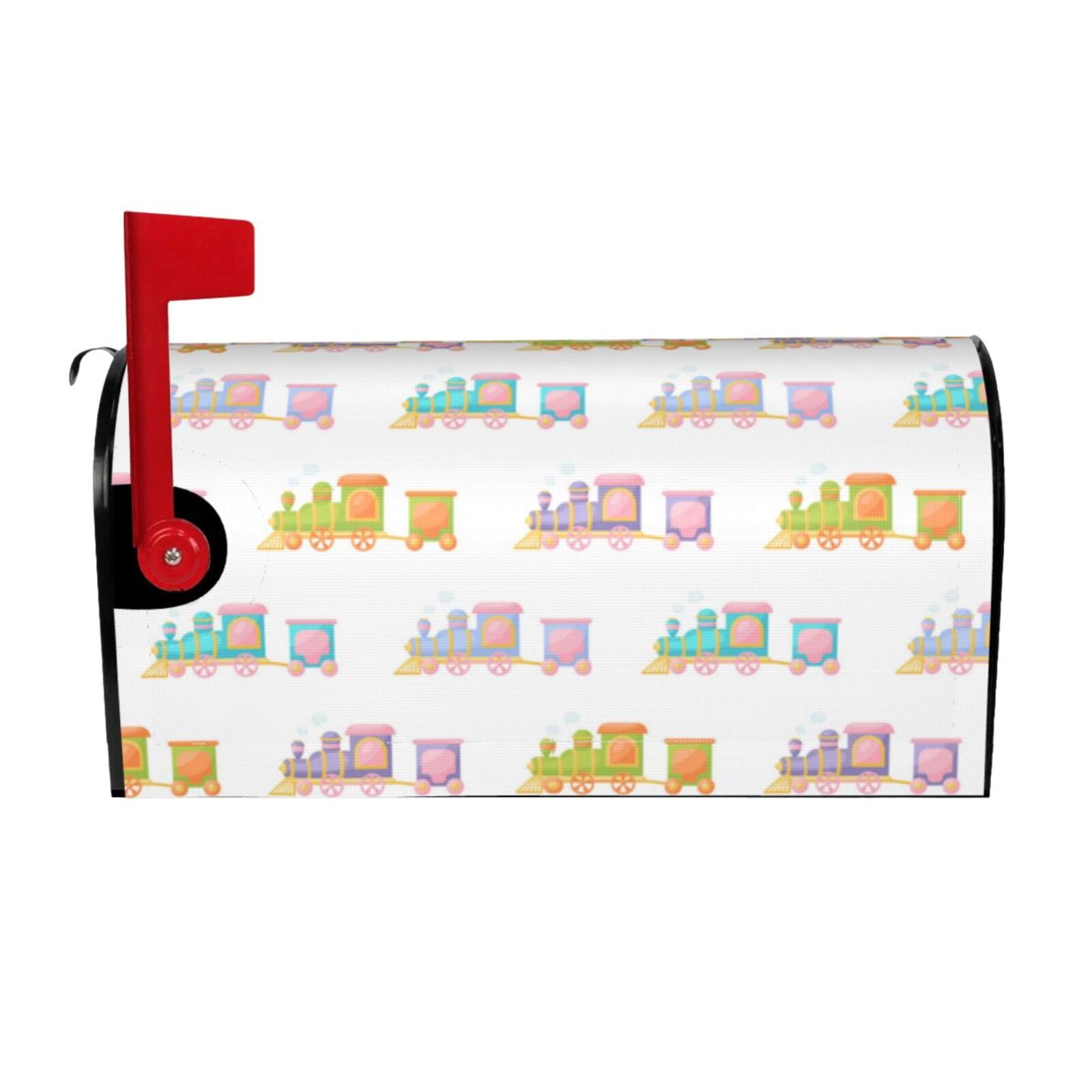 Mailbox Covers Magnetic Standard Size - cartoon Train Pattern ...