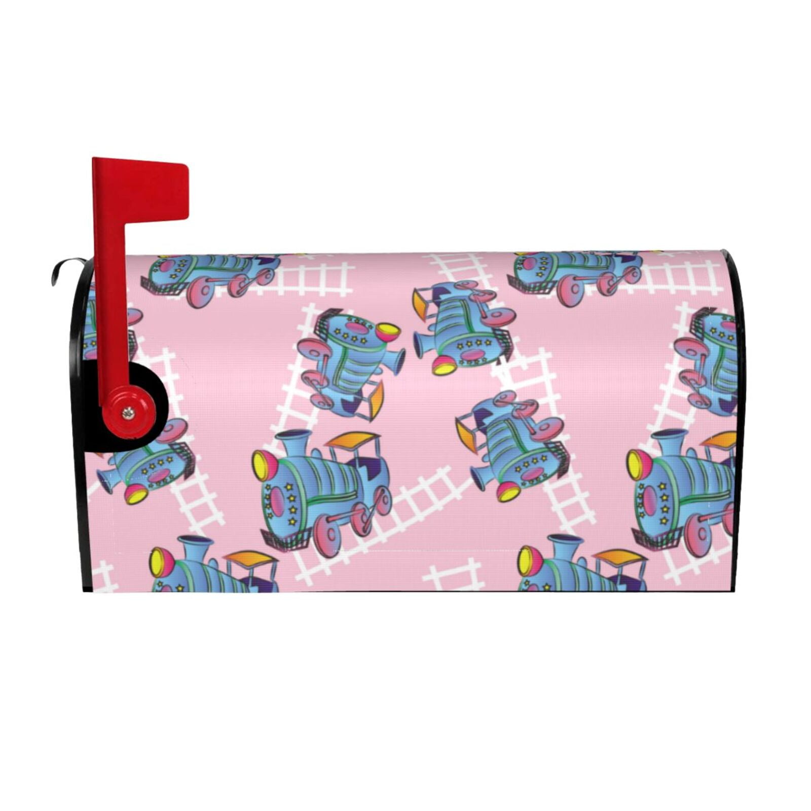 Mailbox Covers Magnetic Standard Size - cartoon Trains Pattern ...