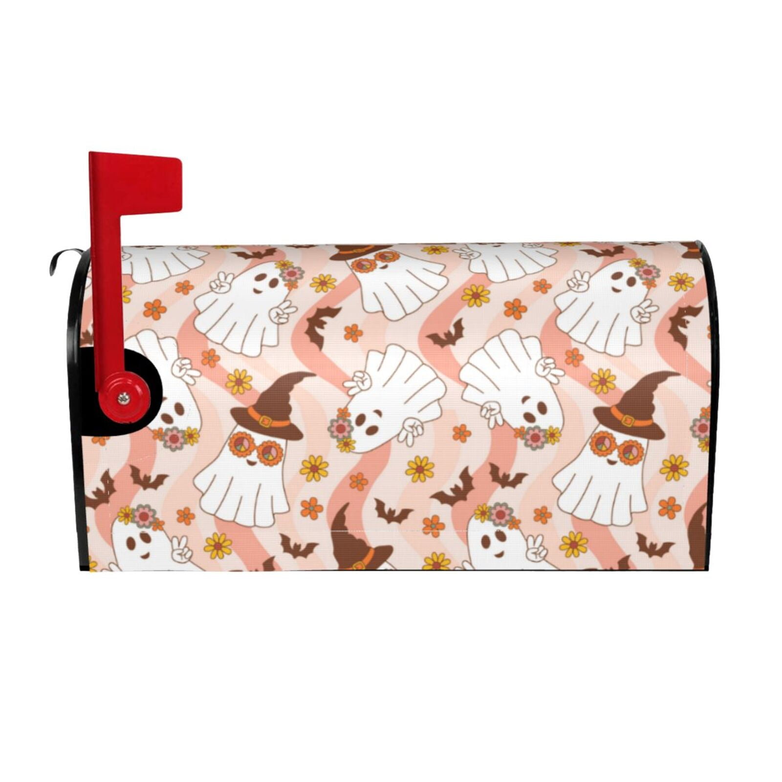 Mailbox Covers Magnetic Standard Size - cartoon cute ghost halloween ...