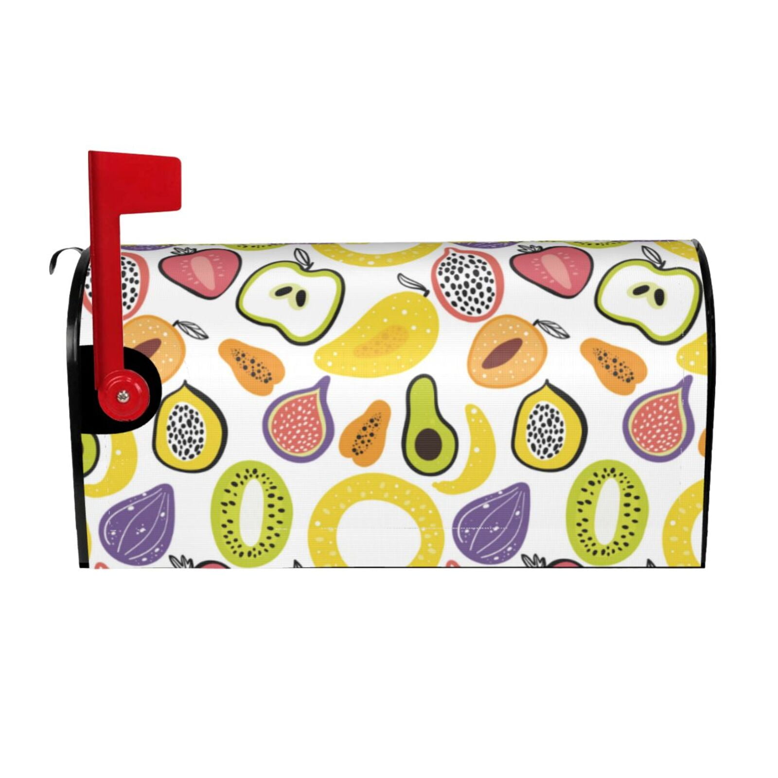 Mailbox Covers Magnetic Standard Size - cartoon fruit colorful ...
