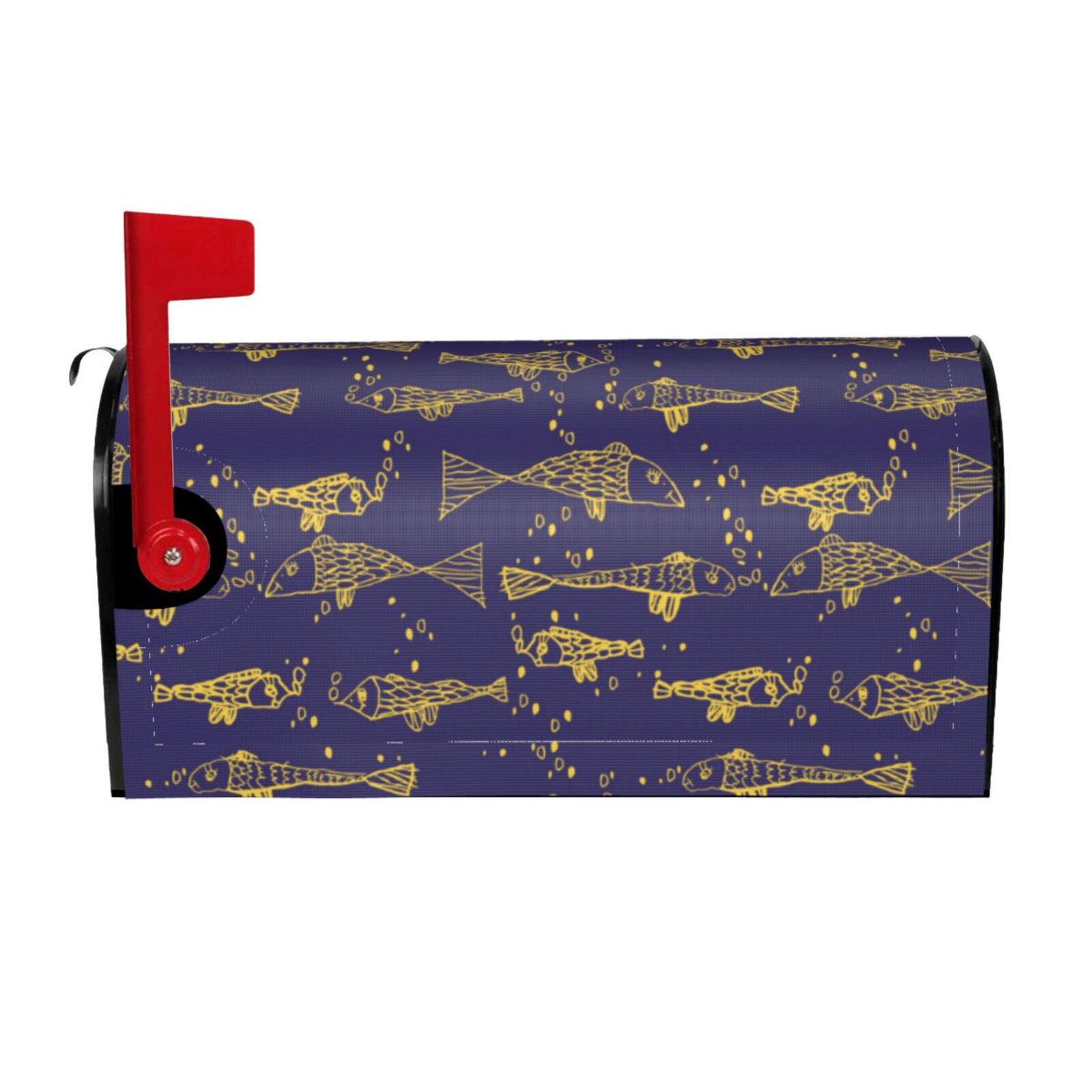 Mailbox Covers Magnetic Standard Size - cartoon golden fish Waterproof ...