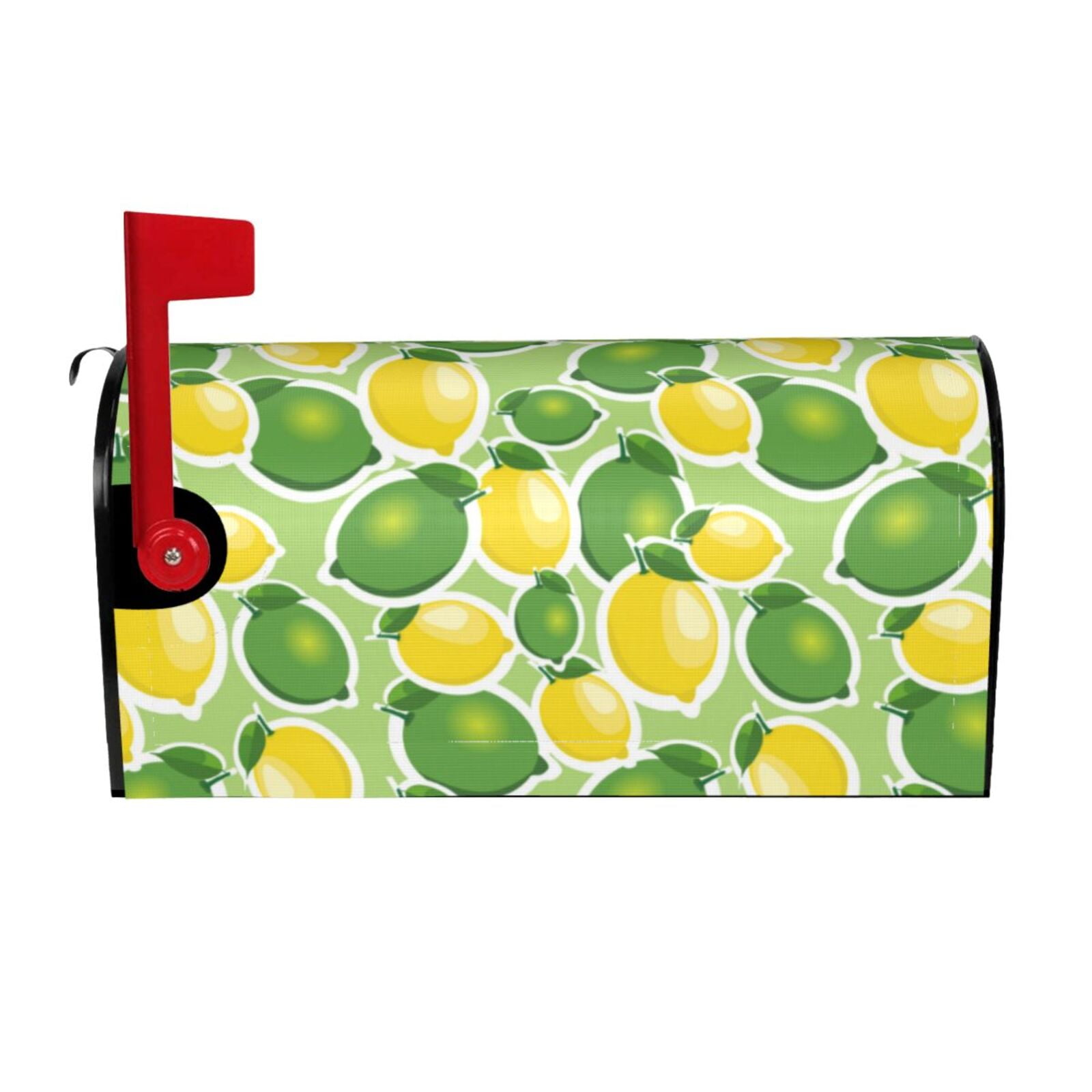 Mailbox Covers Magnetic Standard Size - cartoon green yellow Lemon ...