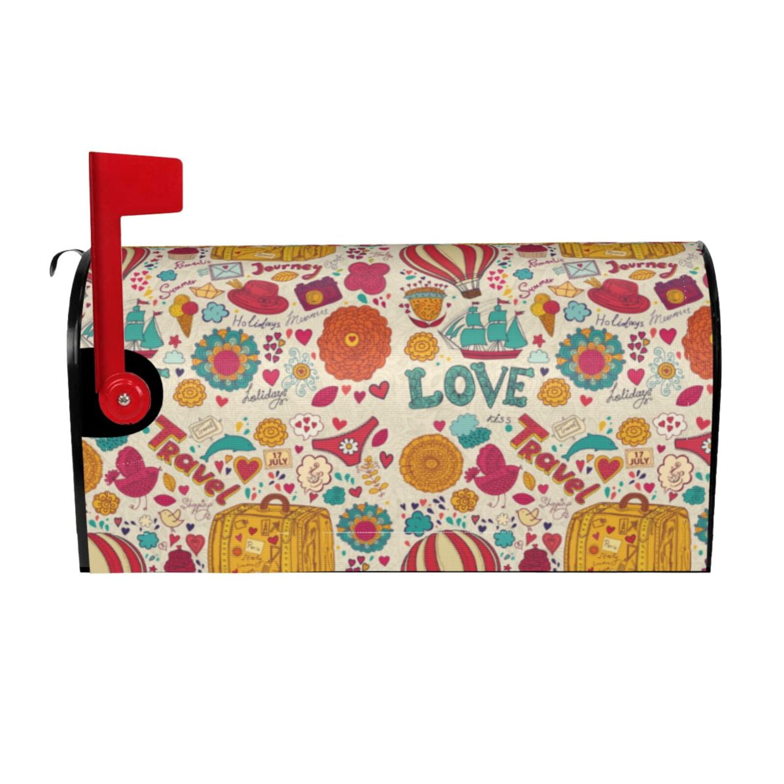 Mailbox Covers Magnetic Standard Size - cartoon hot air balloon ...