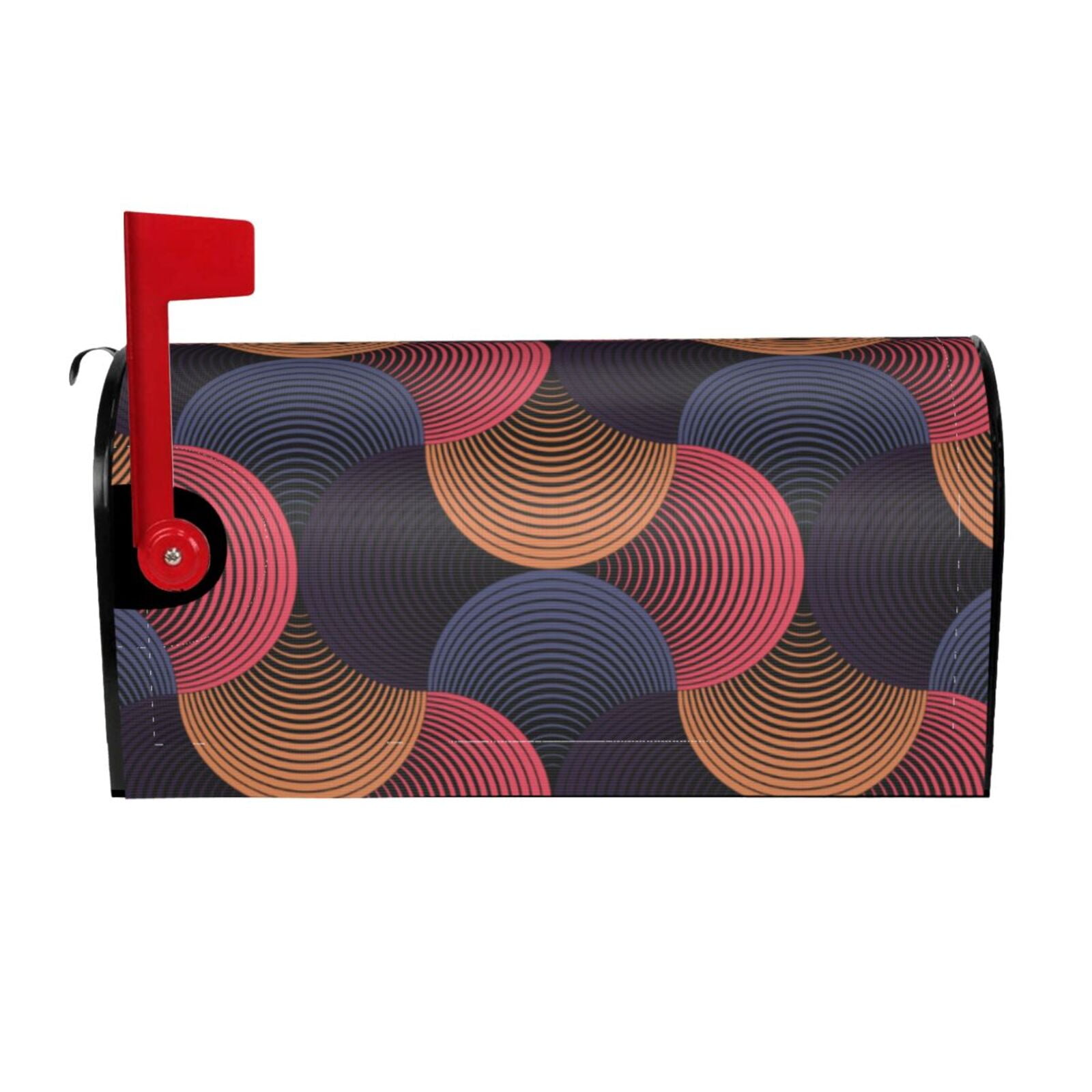 Mailbox Covers Magnetic Standard Size - circular stripes Waterproof ...