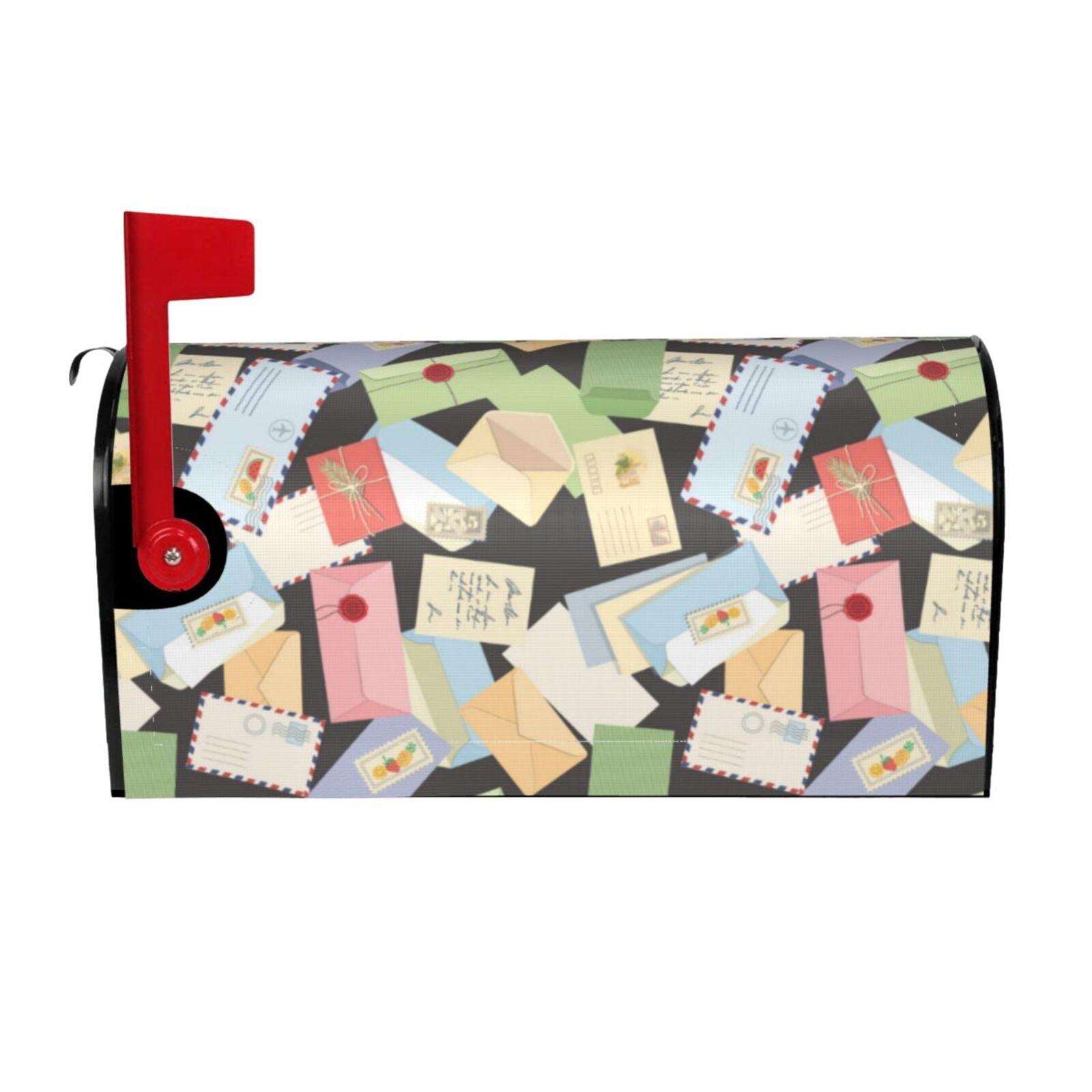 Mailbox Covers Magnetic Standard Size - color envelope Pattern ...