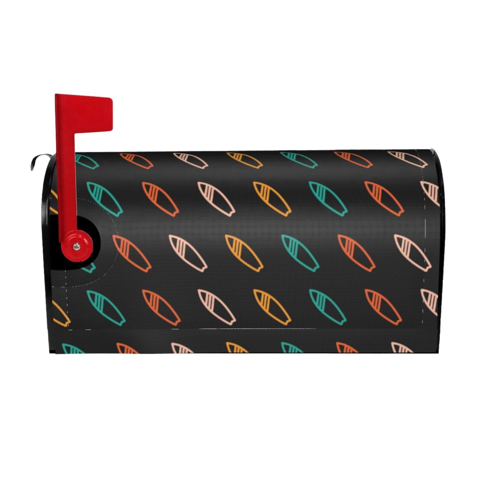 Mailbox Covers Magnetic Standard Size - colorful surfboard Waterproof ...