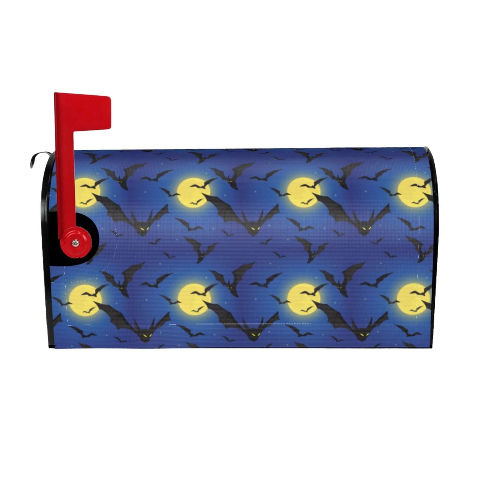 Mailbox Covers Magnetic Standard Size - cool bats blue night starry sky ...