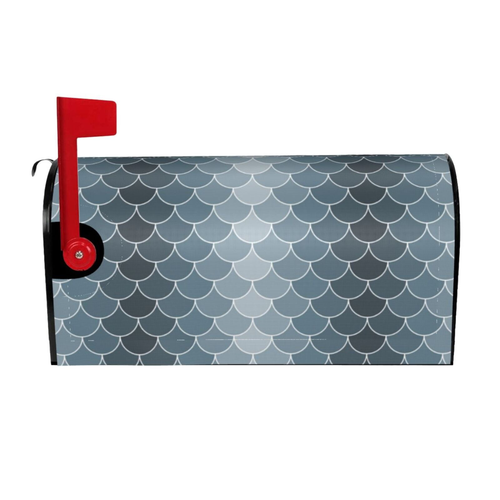 Mailbox Covers Magnetic Standard Size - cool gray scale fish scales ...