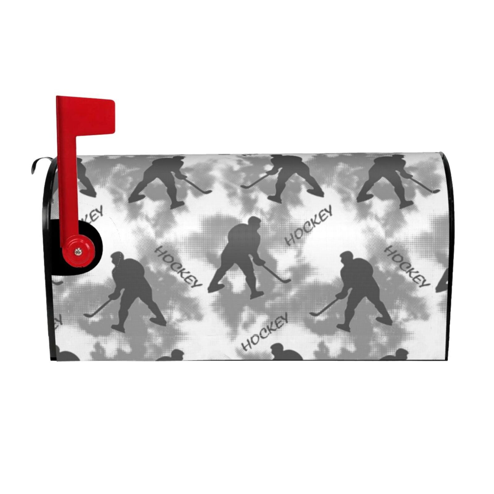 Mailbox Covers Magnetic Standard Size - cool hockey players grey ...